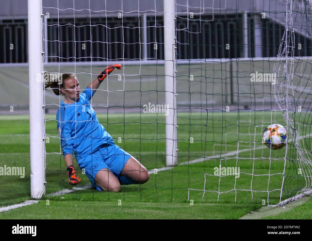 KYIV, UKRAINE - OCTOBER 23, 2020: UEFA Womens EURO 2022 Qualifying game ...