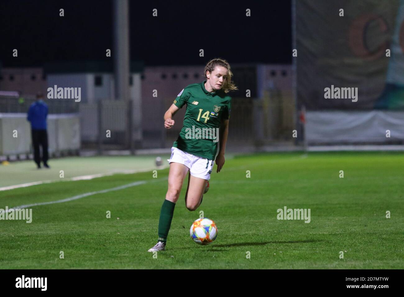 KYIV, UKRAINE - OCTOBER 23, 2020: UEFA Womens EURO 2022 Qualifying game ...