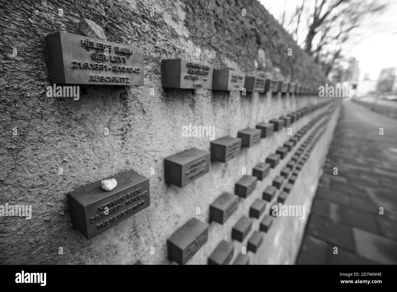 At the main cemetery Black and White Stock Photos & Images - Alamy