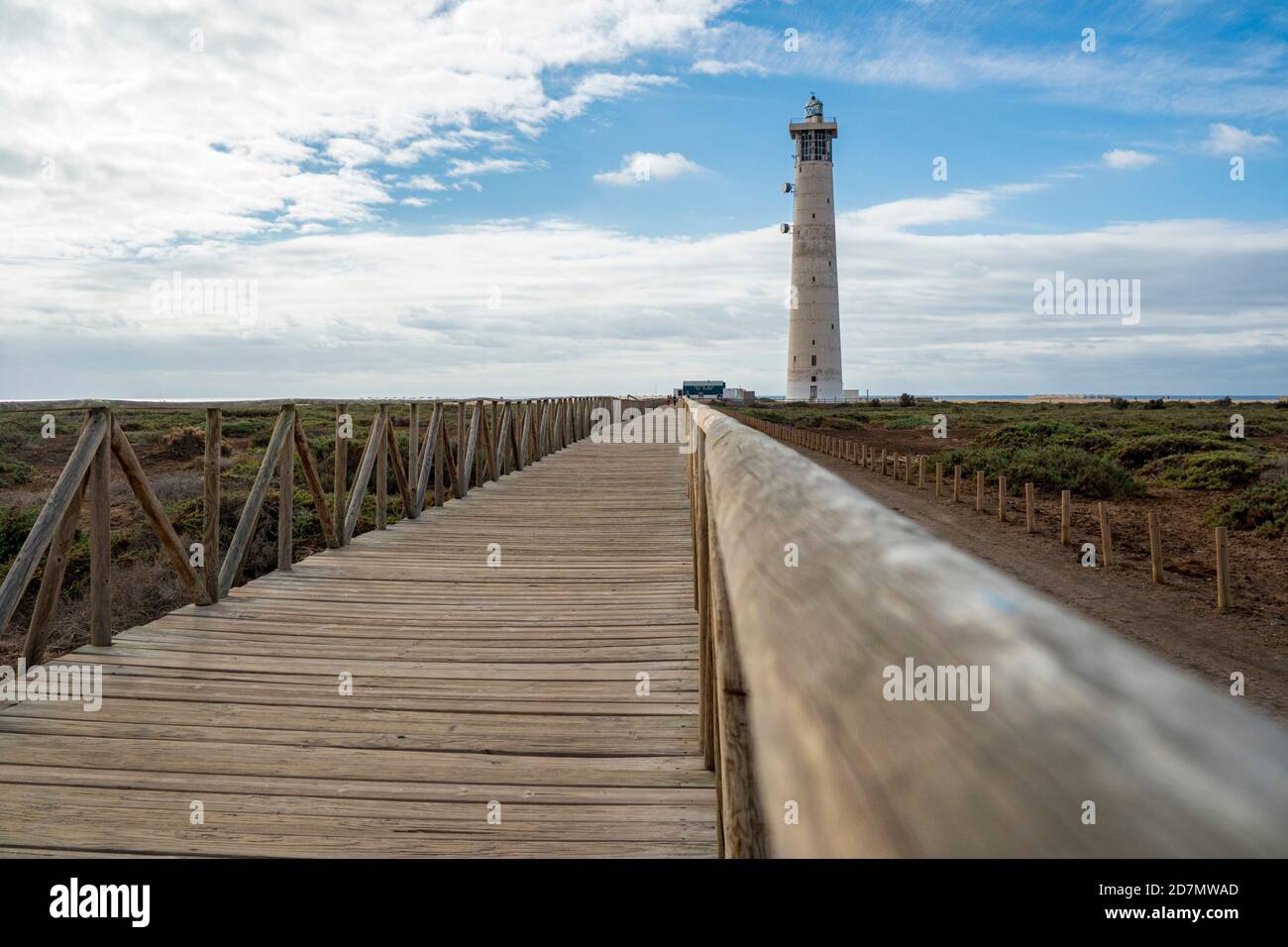 Morro Jable Lighthouse, Fuerteventura Stock Photo - Alamy