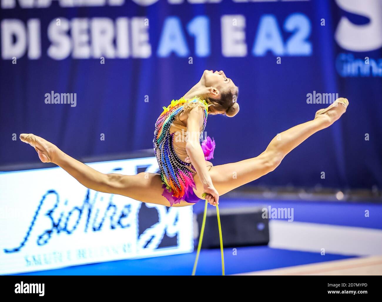 Turin, Italy. 24th Oct, 2020. Torretti Talisa of Ginnastica Fabriano during the FINAL SIX 2020 ...