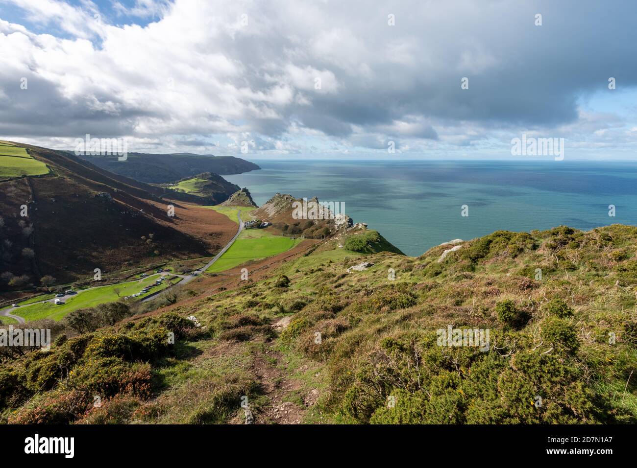 Valley Rocks Exmoor National Park High Resolution Stock Photography and ...