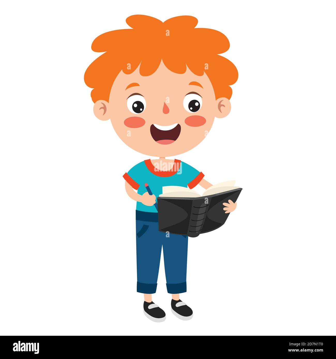 Funny boy reading book hi-res stock photography and images - Alamy