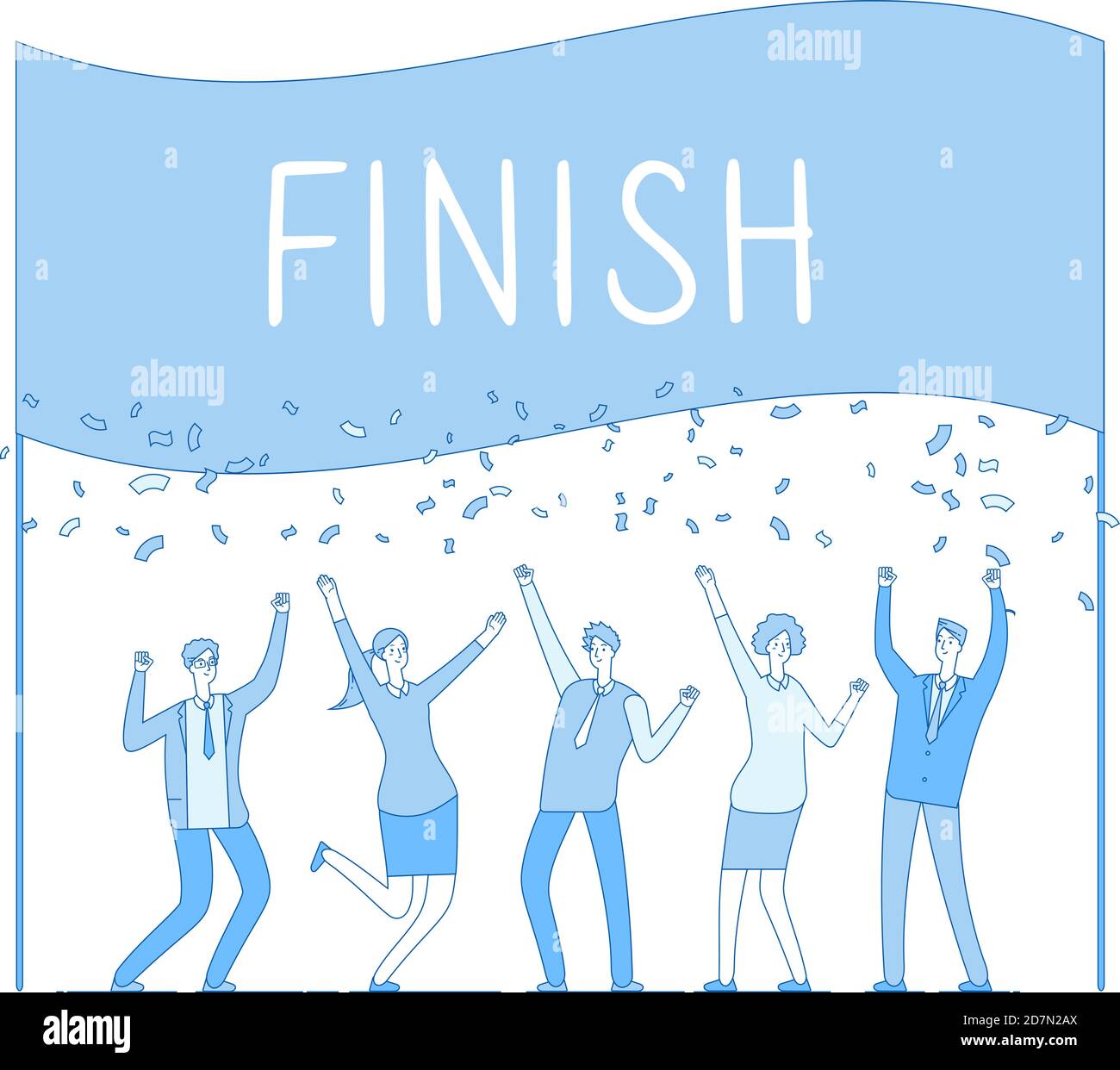 Finance team concept Stock Vector Images - Alamy