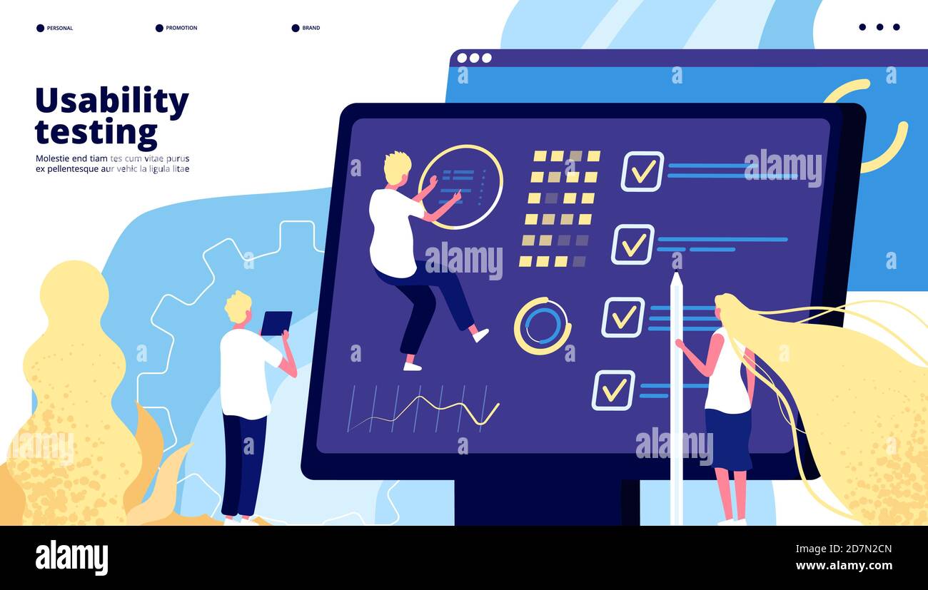 App testing landing. People develop and test smartphone ui dashboard ... App testing landing. People develop and test smartphone ui dashboard ...