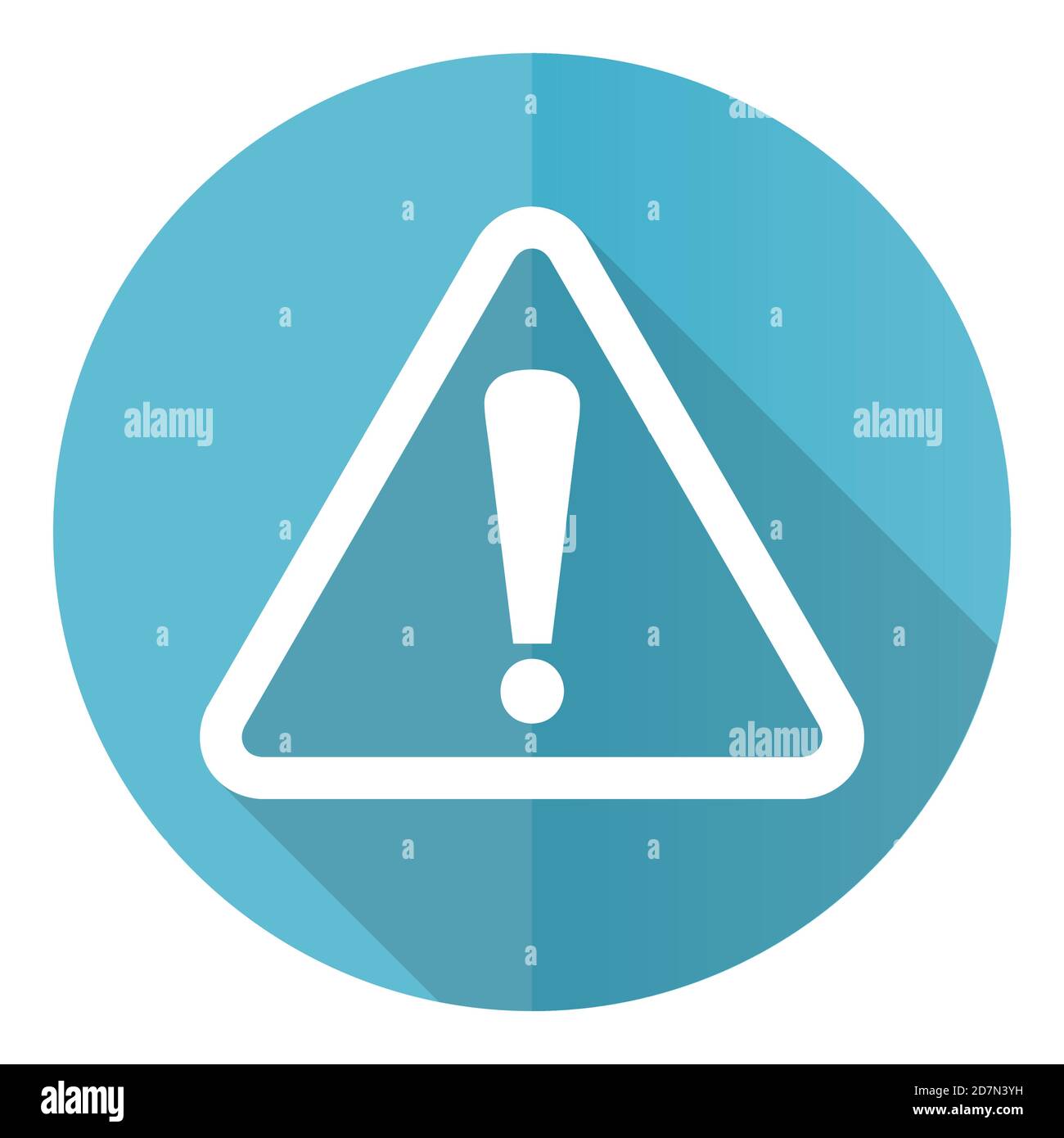Hazard triangle blue Stock Vector Images - Alamy