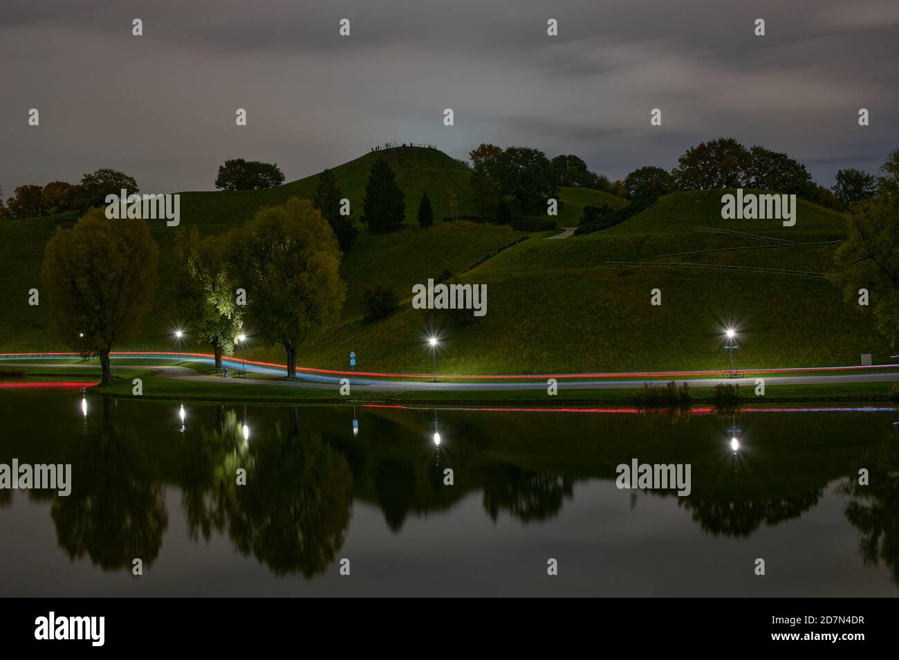 Olympic mountain in olympiapark munich hi-res stock photography and ...