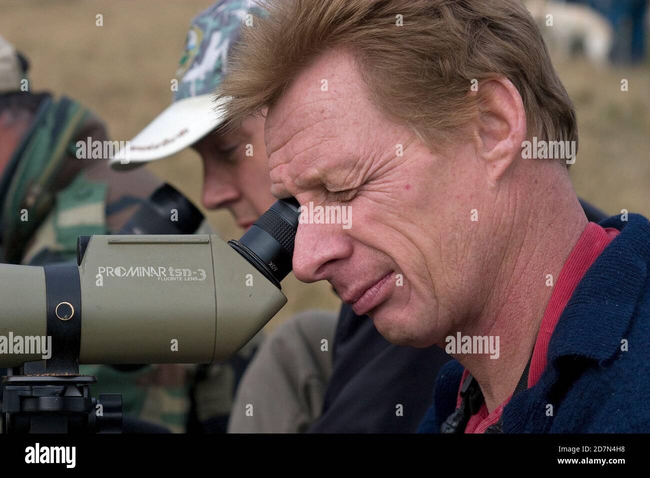 Rod Martins birdwatcher Suffolk UK Stock Photo - Alamy