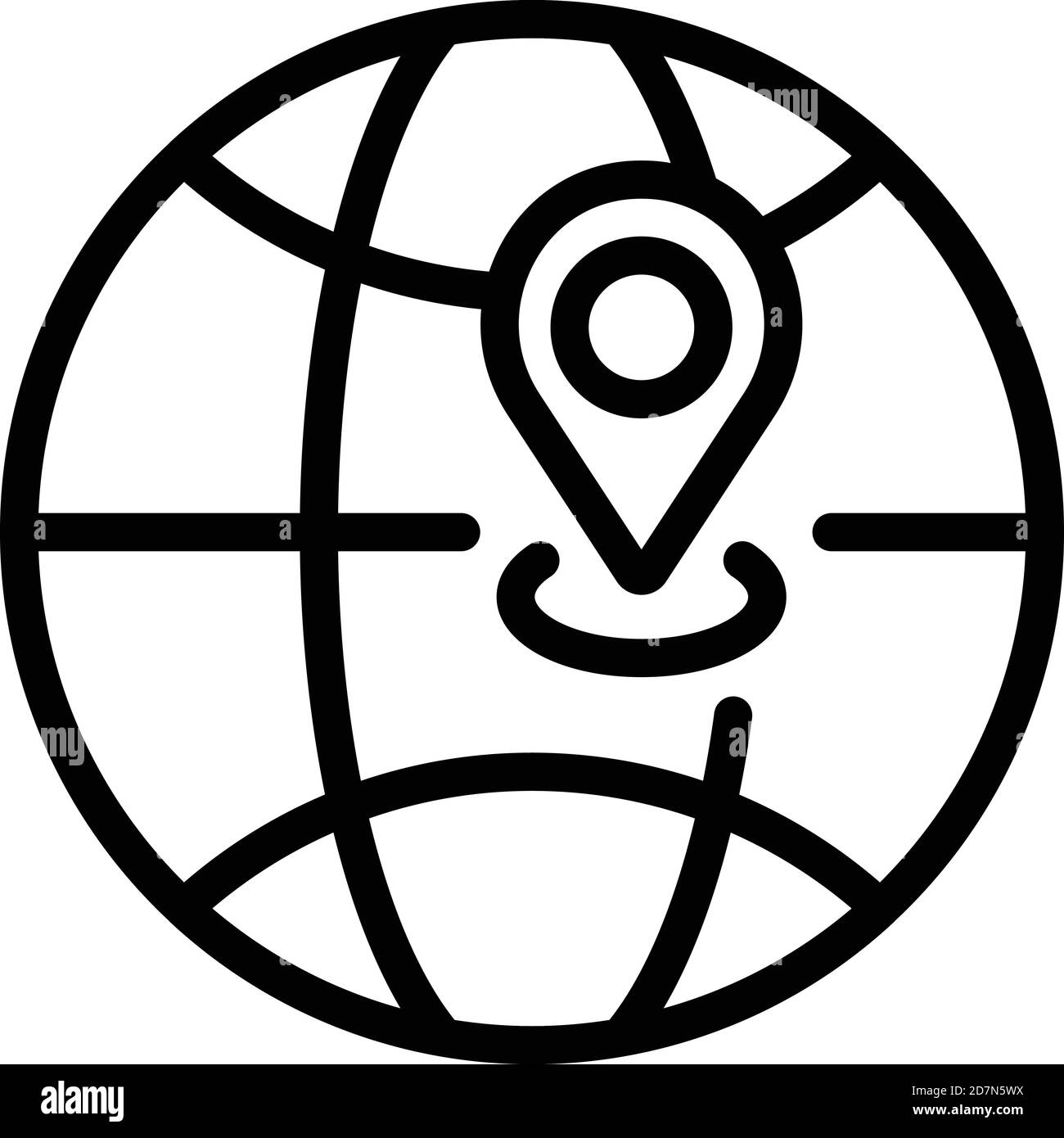 International adaptation icon. Outline international adaptation vector ...