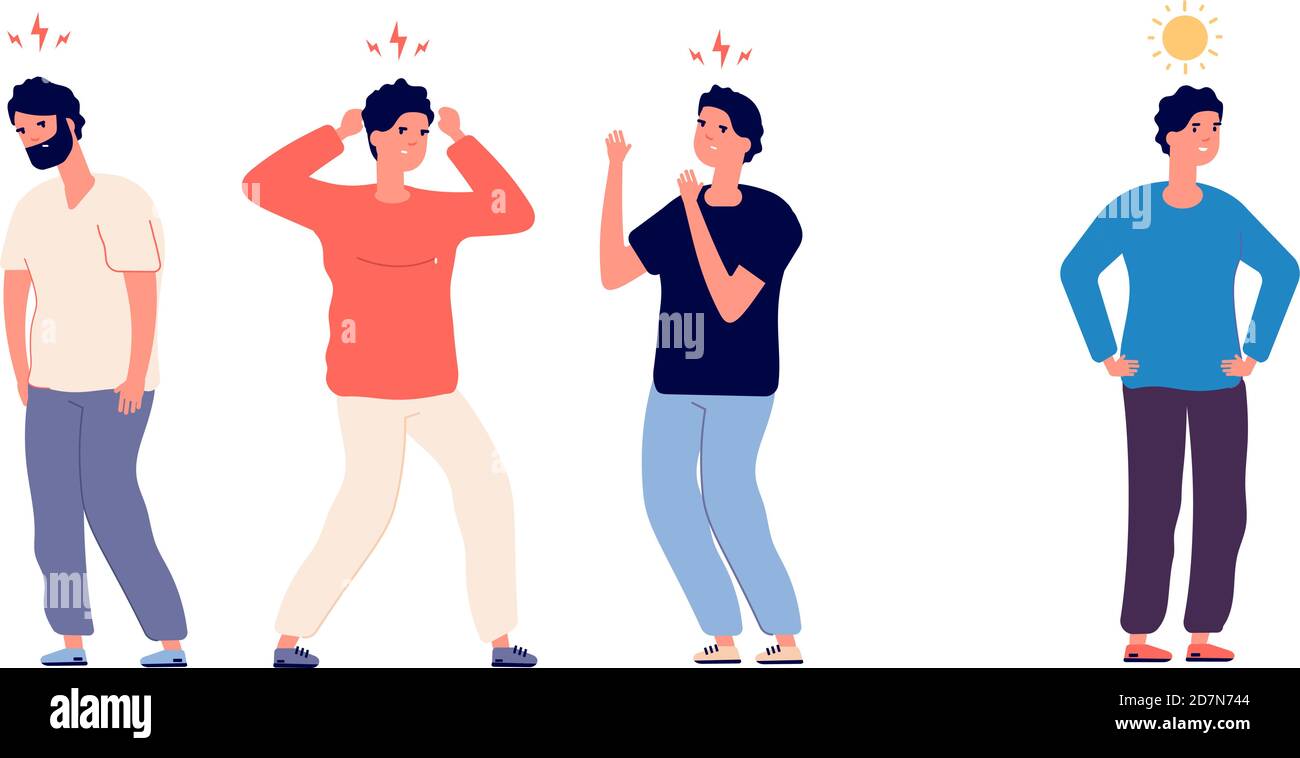 Cartoon man ignoring hi-res stock photography and images - Alamy