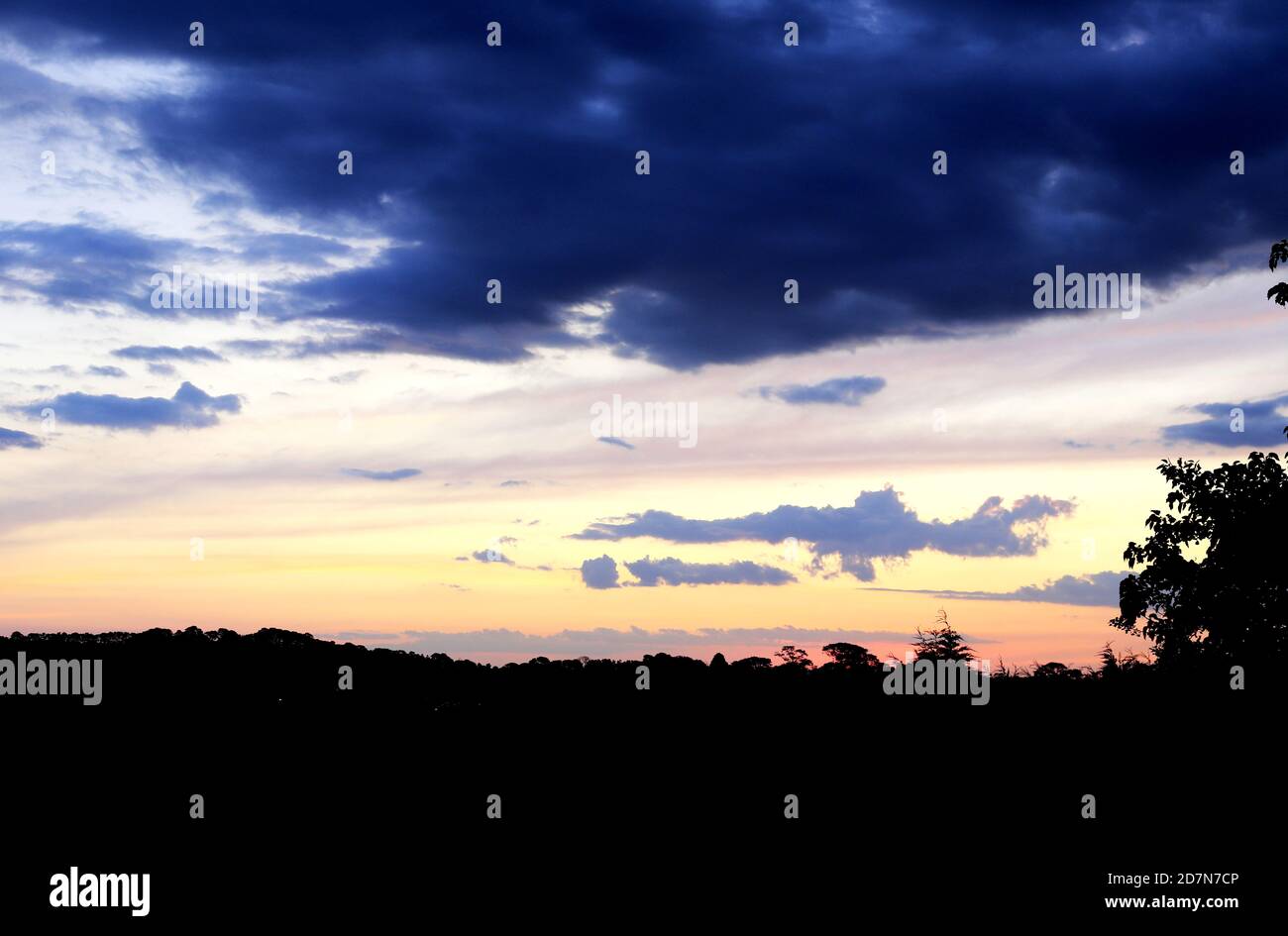 Country Sunset photography Stock Photo - Alamy
