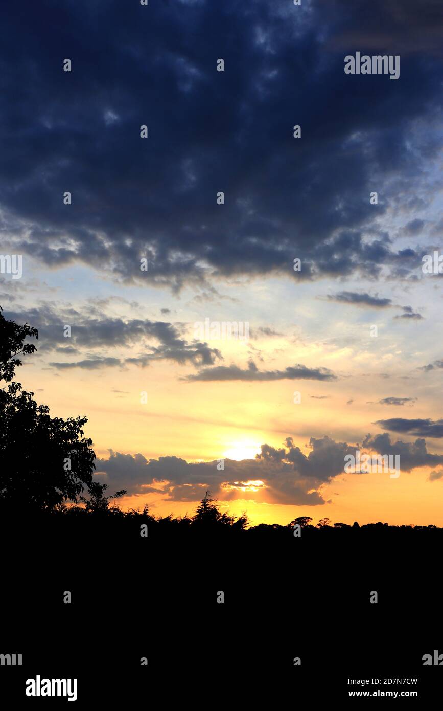 Country Sunset photography Stock Photo - Alamy
