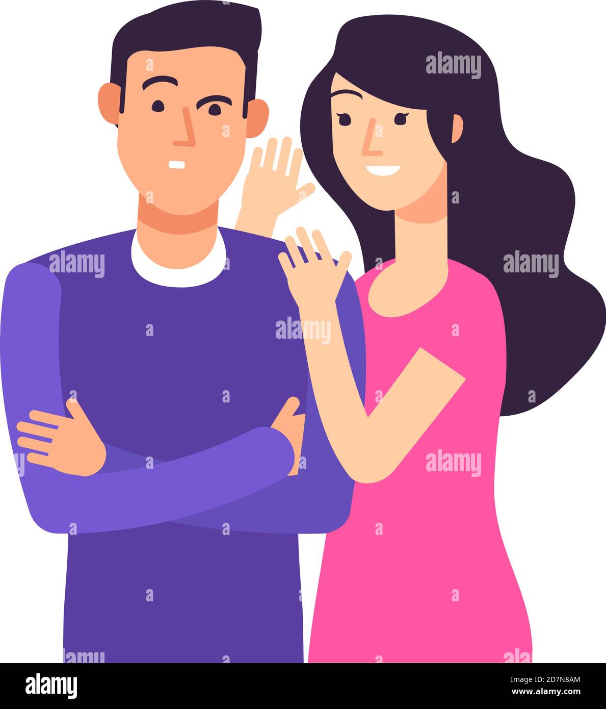 Secret Whisper Clipart