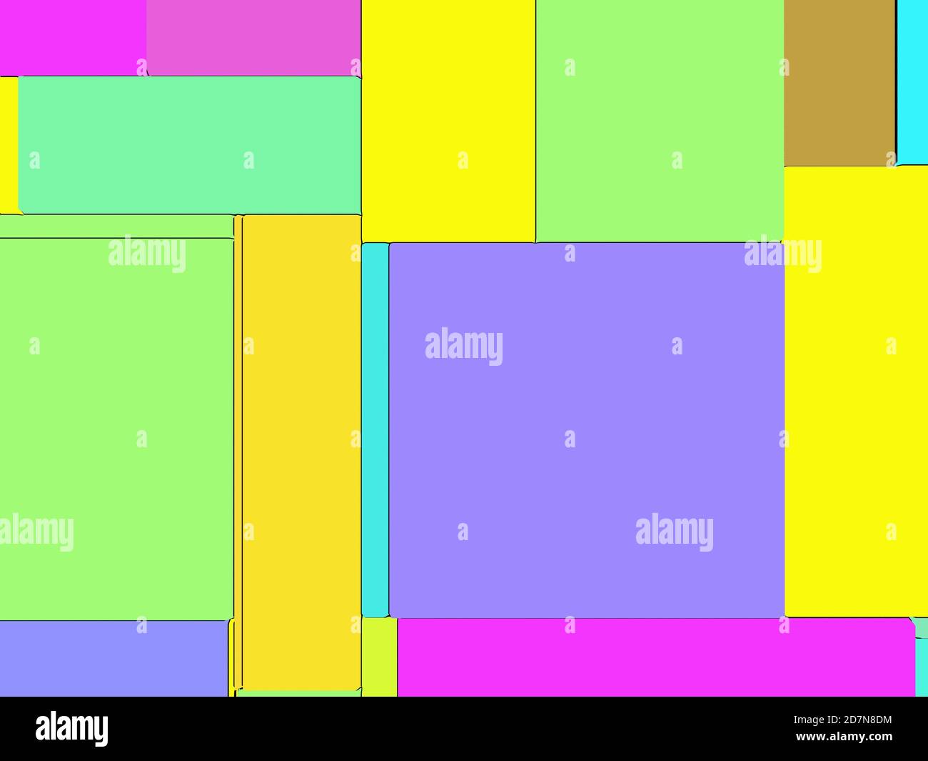 Funny abstract background of pixelated geometric shapes. Computer ...