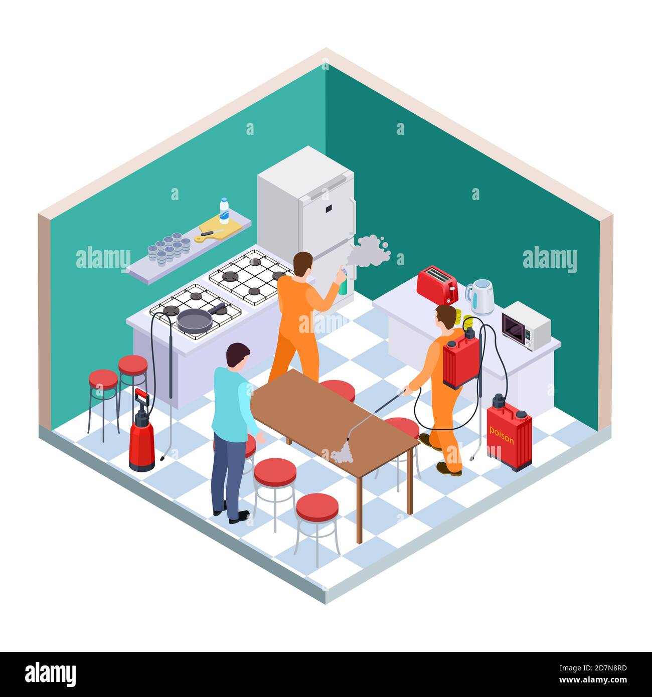 Poison kitchen Stock Vector Images - Alamy