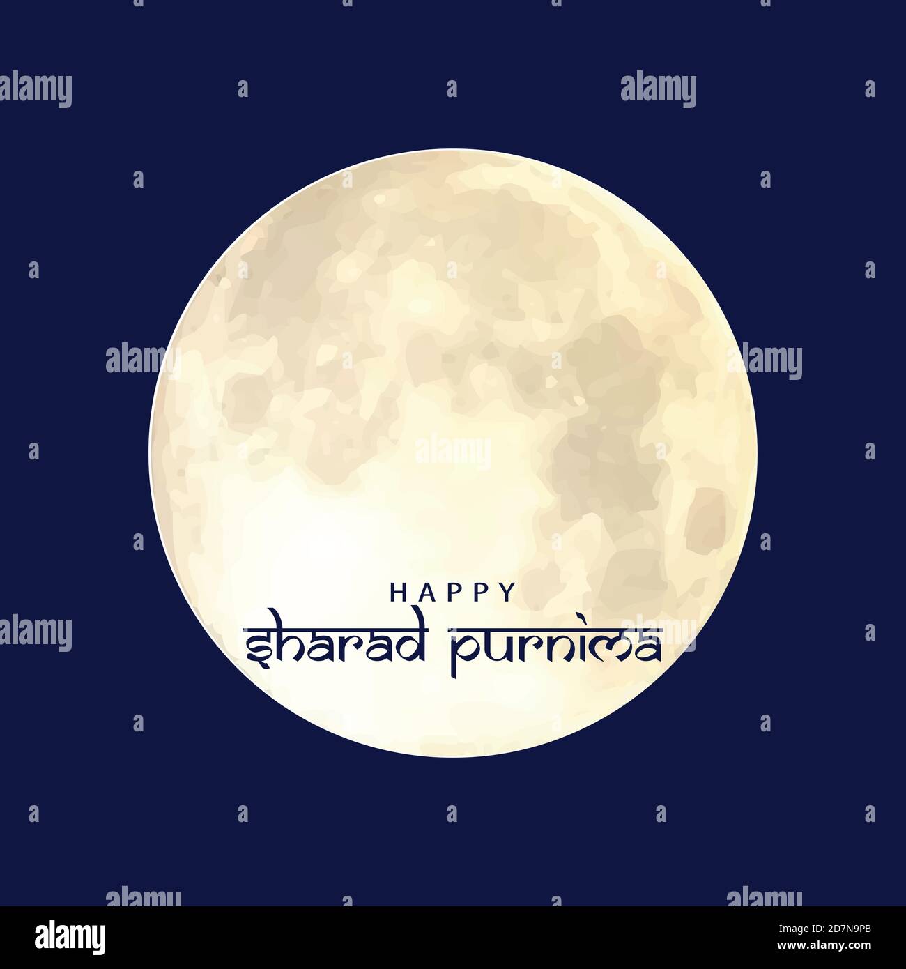 Vector Illustration of Sharad Purnima which is a harvest festival ...