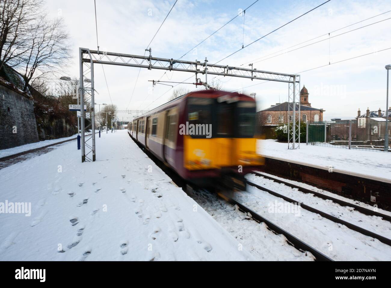 British Rail Class 314 in the Crimson Lake and Cream livery ...
