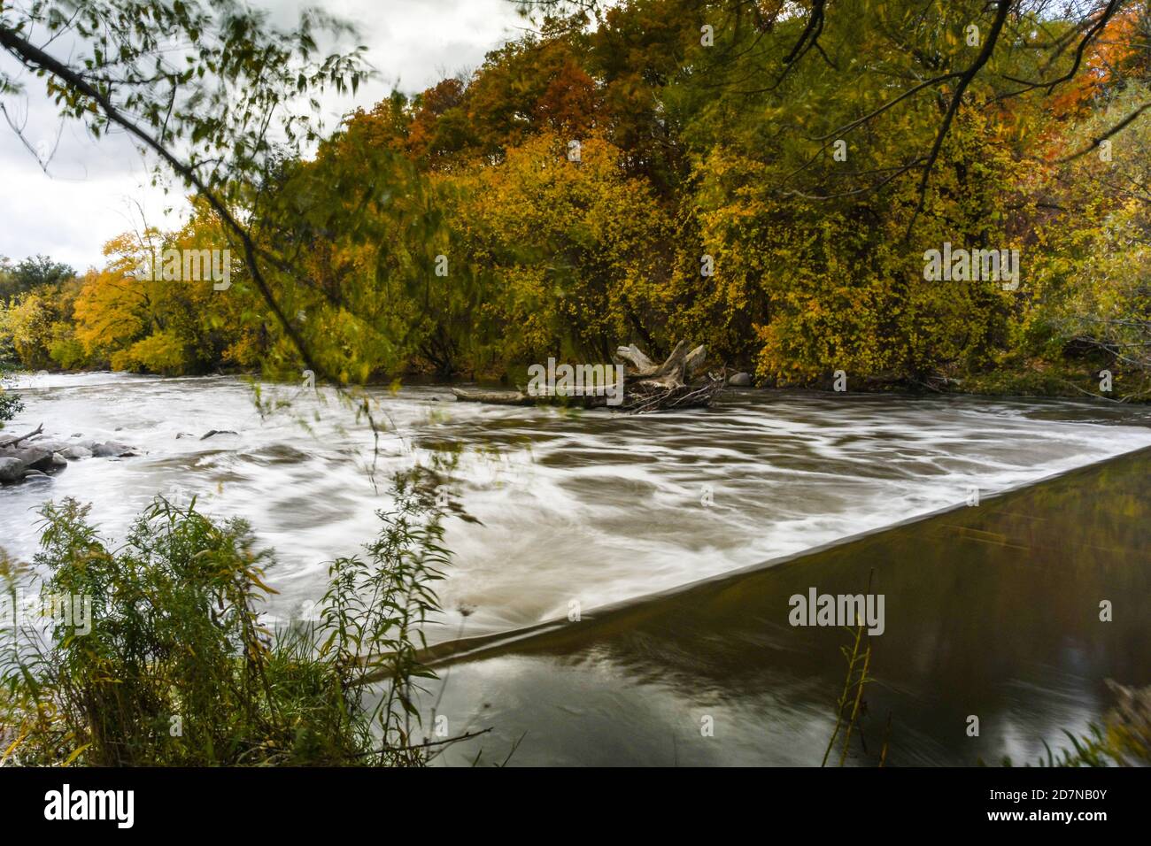 The Don River flowing at East York, Toronto Stock Photo - Alamy