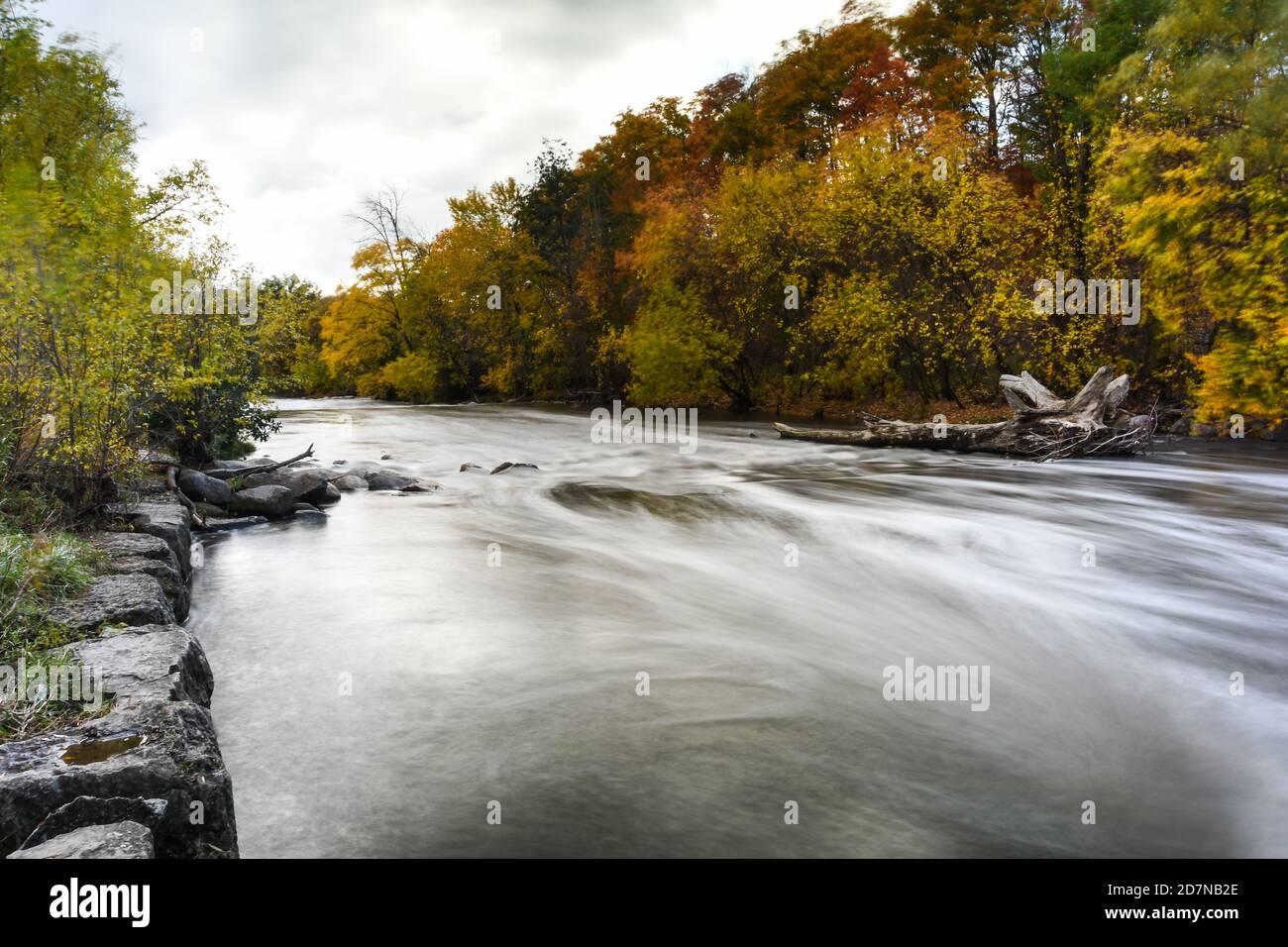 The Don River flowing at East York, Toronto Stock Photo - Alamy