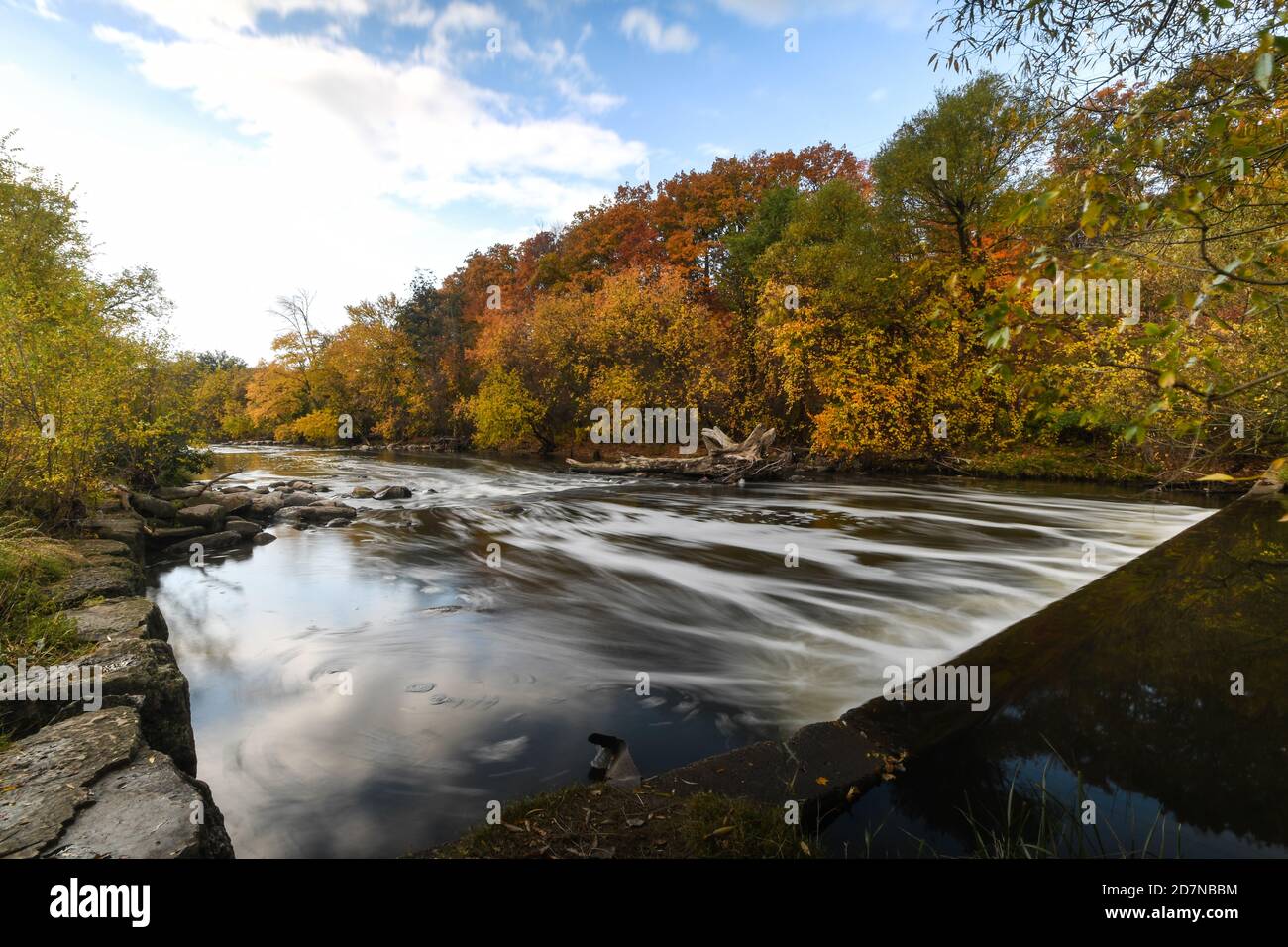The Don River flowing at East York, Toronto Stock Photo - Alamy