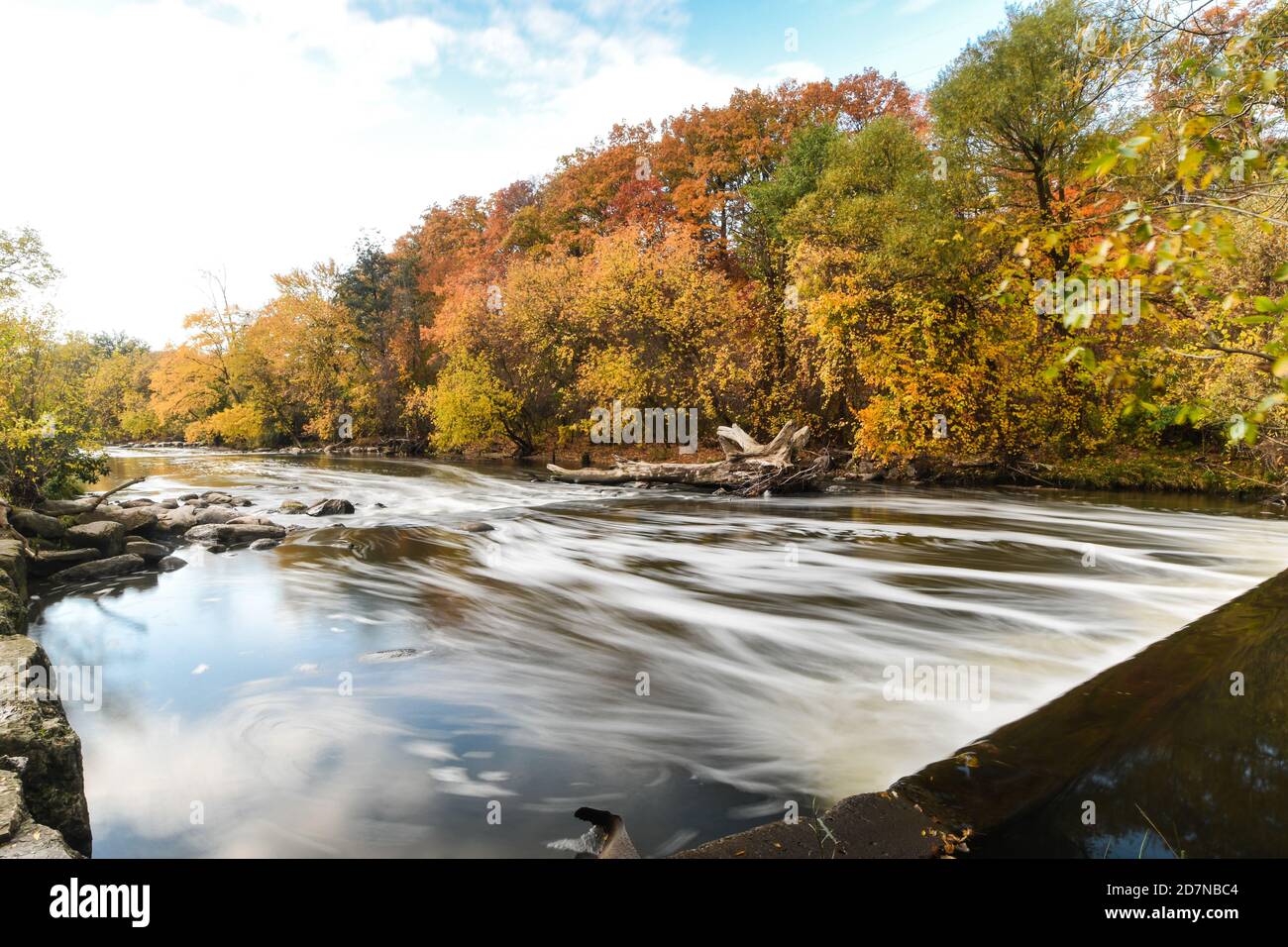 The Don River flowing at East York, Toronto Stock Photo - Alamy