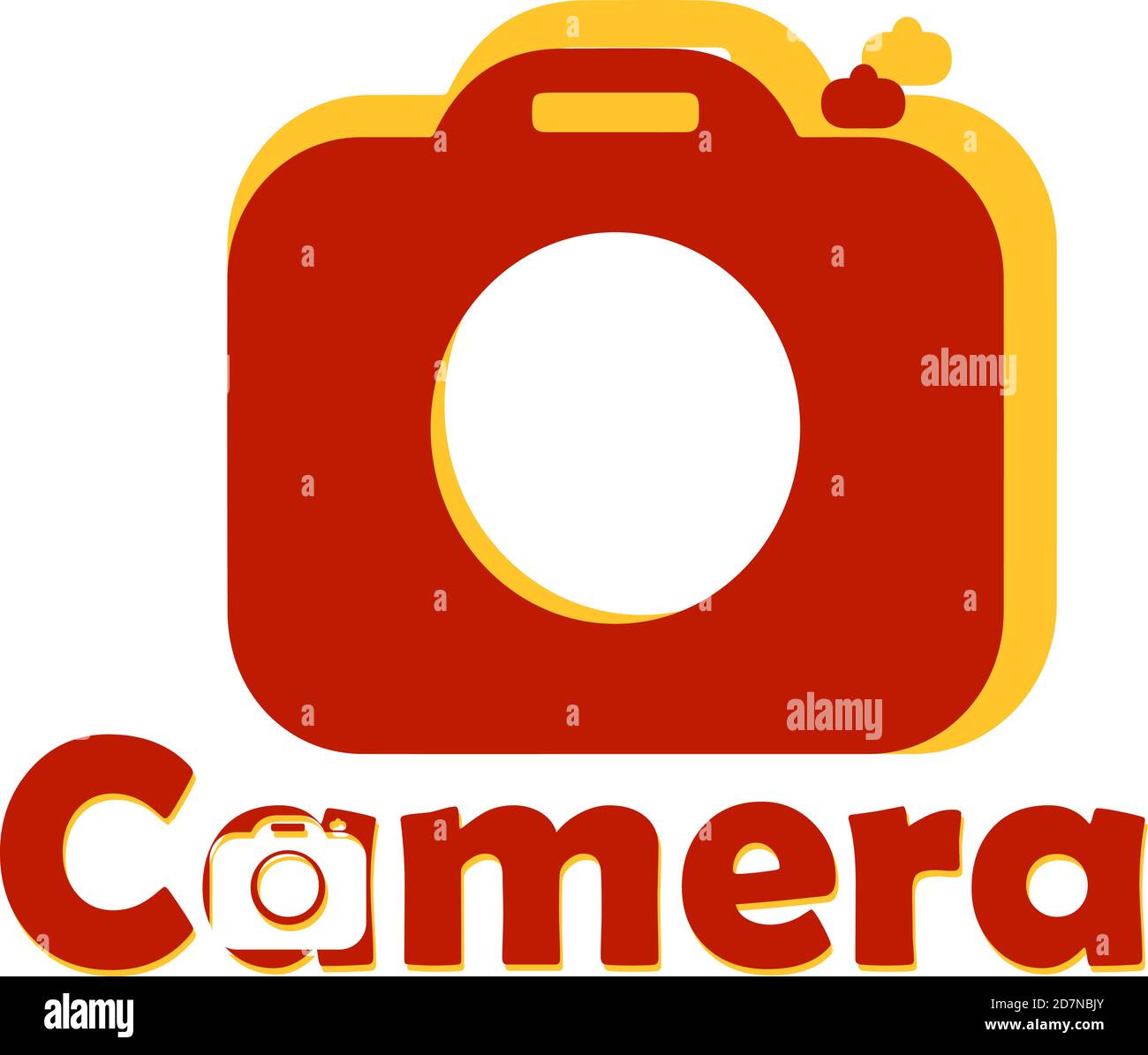 Camera Icon isolated on white background. Camera symbol for web site ...