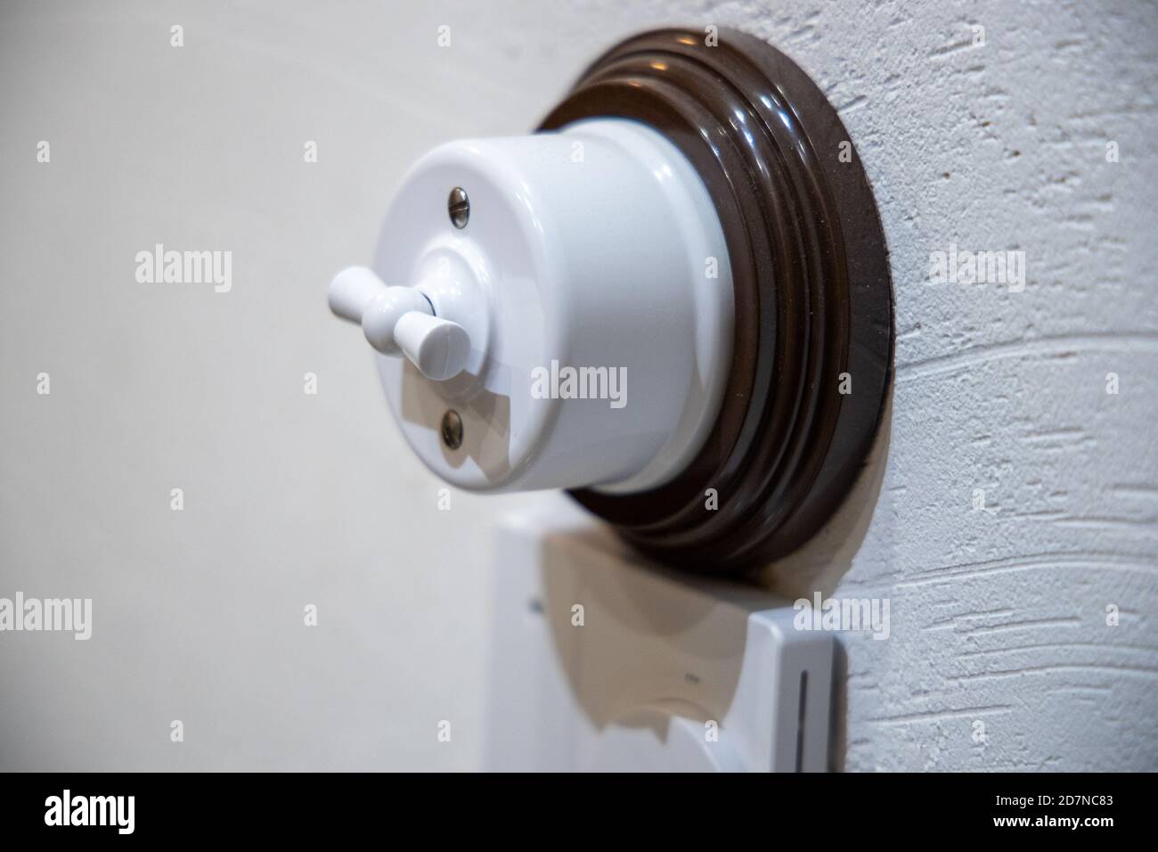 Old fashioned power switch hi-res stock photography and images - Alamy