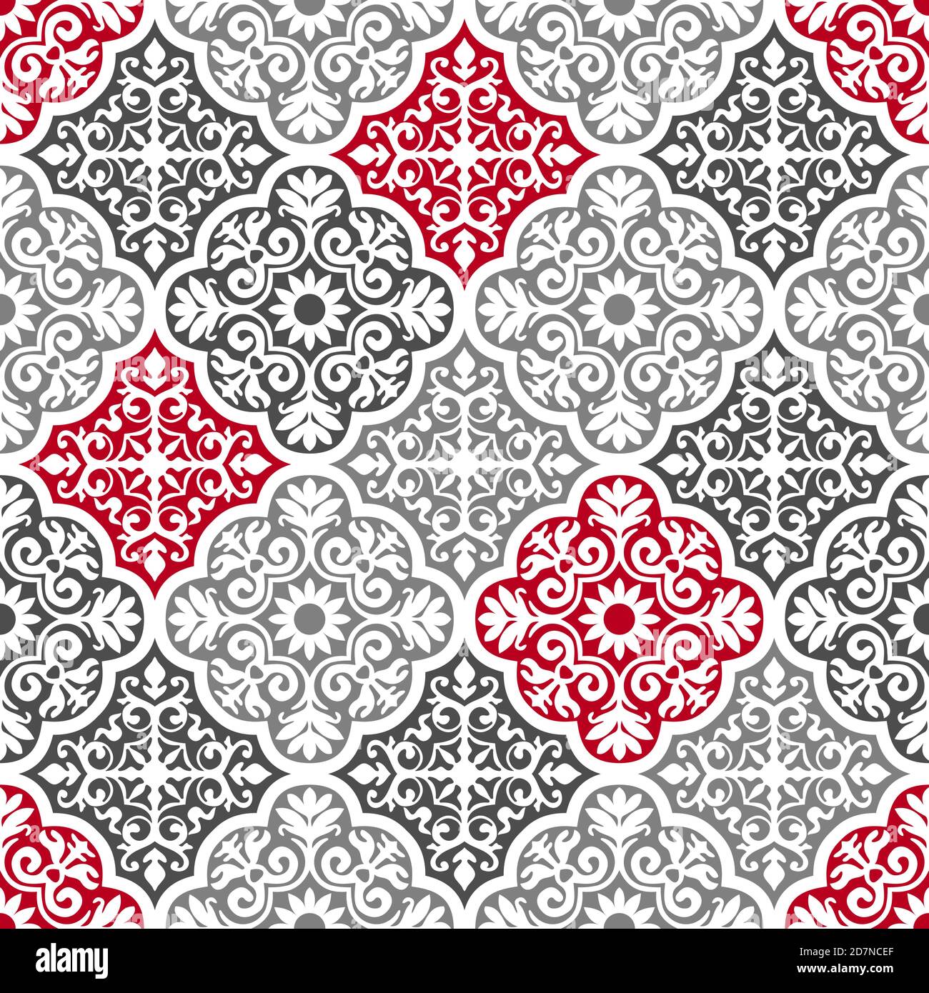 Seamless Abstract Floral Carpet Texture, Vector Textile Pattern, Ethnic ...