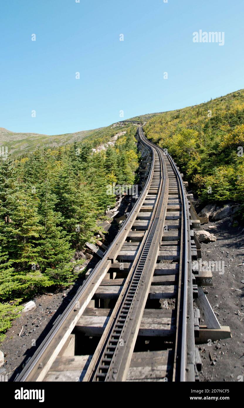 Mount Washington Cog Railway New Hampshire September 2008 Railway
