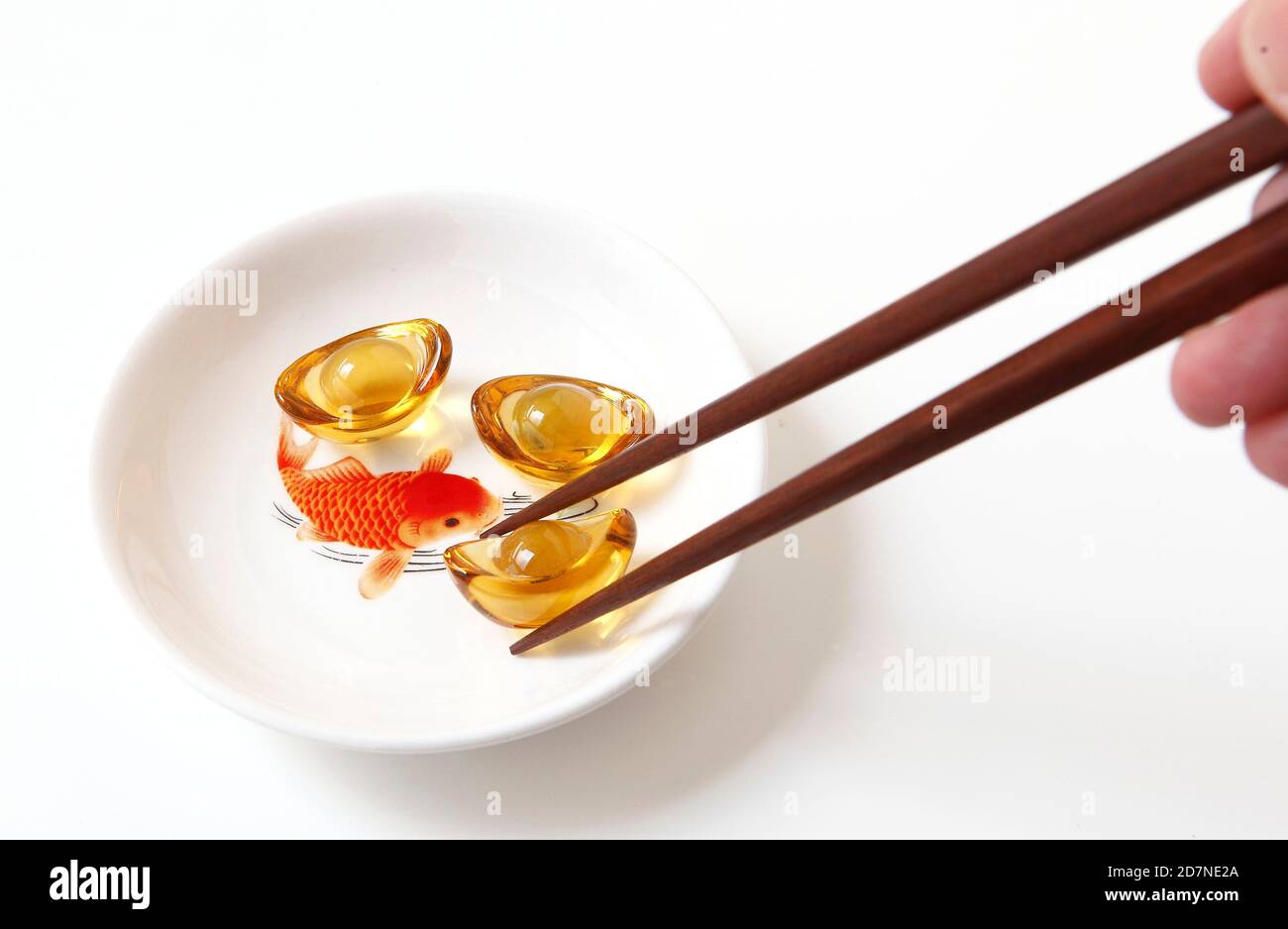 gorgeous ingot-shaped amulet Stock Photo - Alamy