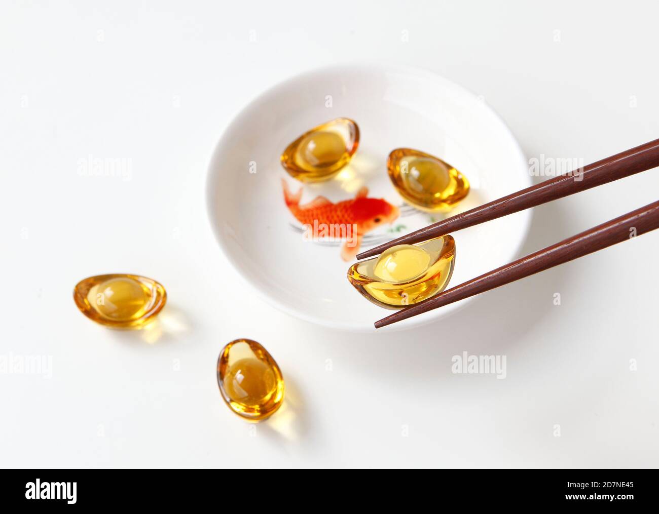 gorgeous ingot-shaped amulet Stock Photo - Alamy