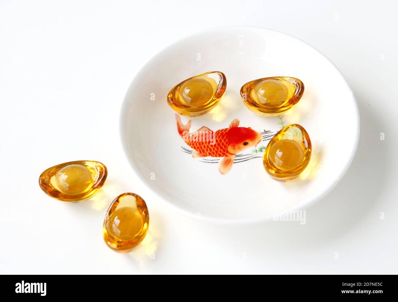gorgeous ingot-shaped amulet Stock Photo - Alamy