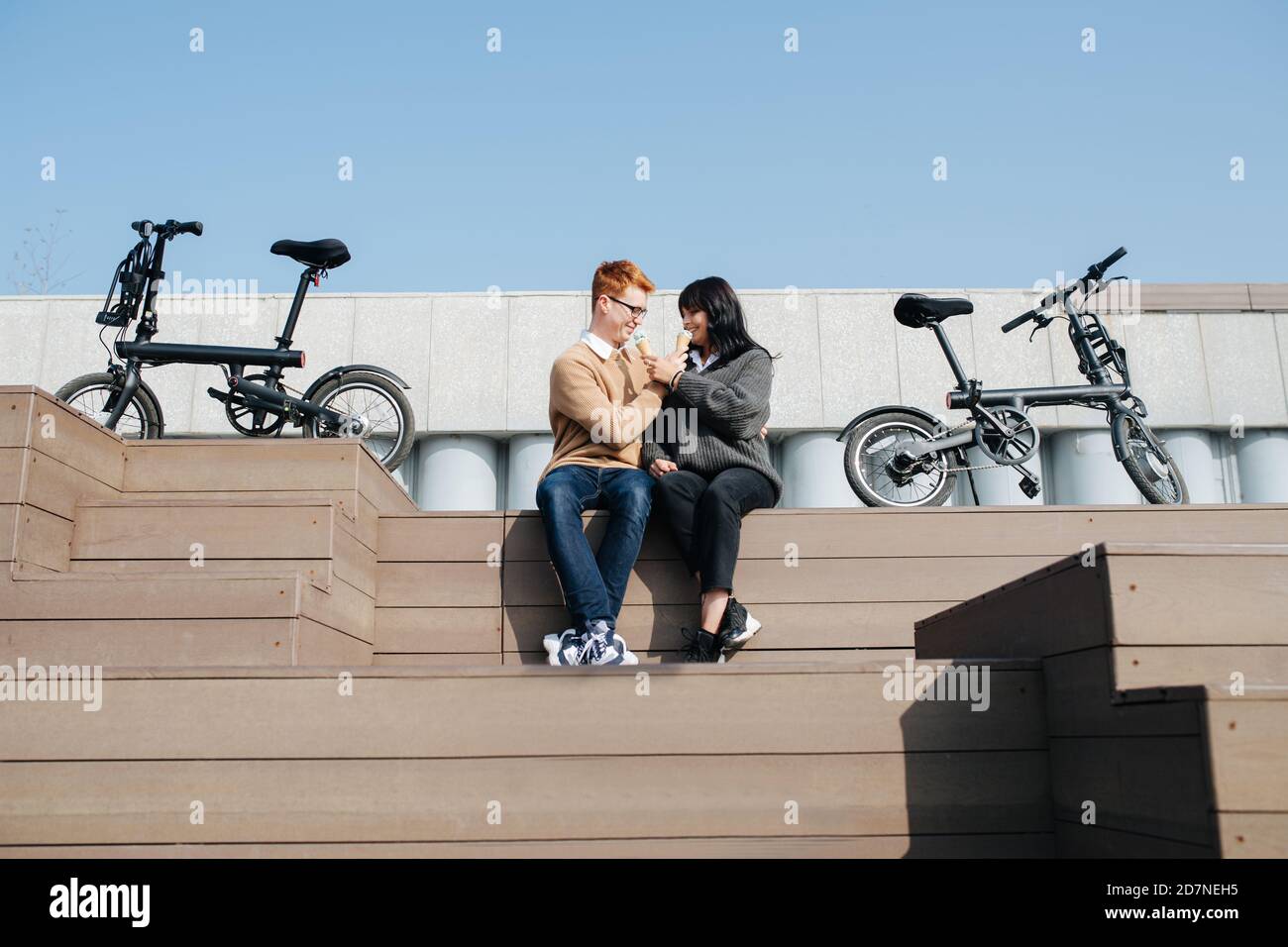 Man eating stairs hi-res stock photography and images - Alamy