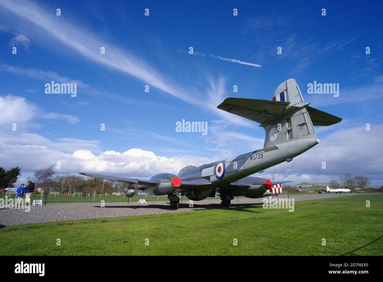 Gloster Meteor FR9, VZ609, Newark Air Museum. Winthorpe, England Stock ...