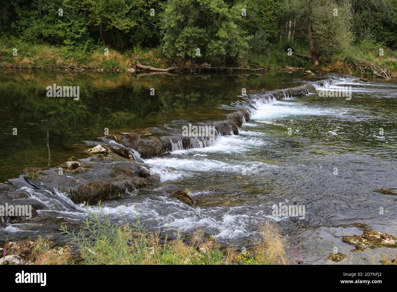 Cascade on the Dobra River in Croatia Stock Photo - Alamy