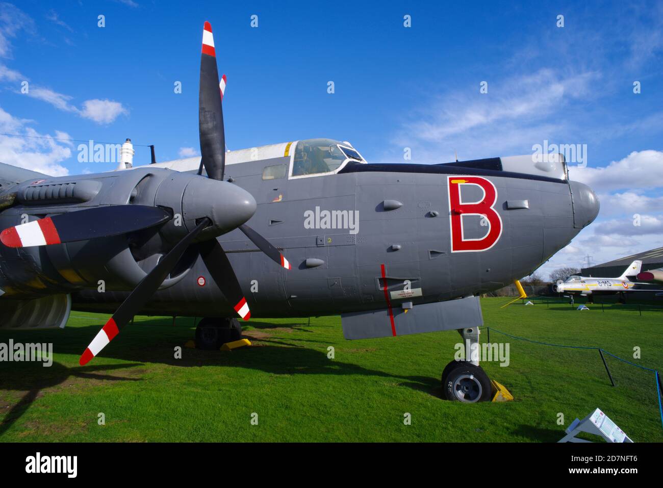 Avro Shackleton MR3 WR977 at Newark Air Museum Stock Photo - Alamy
