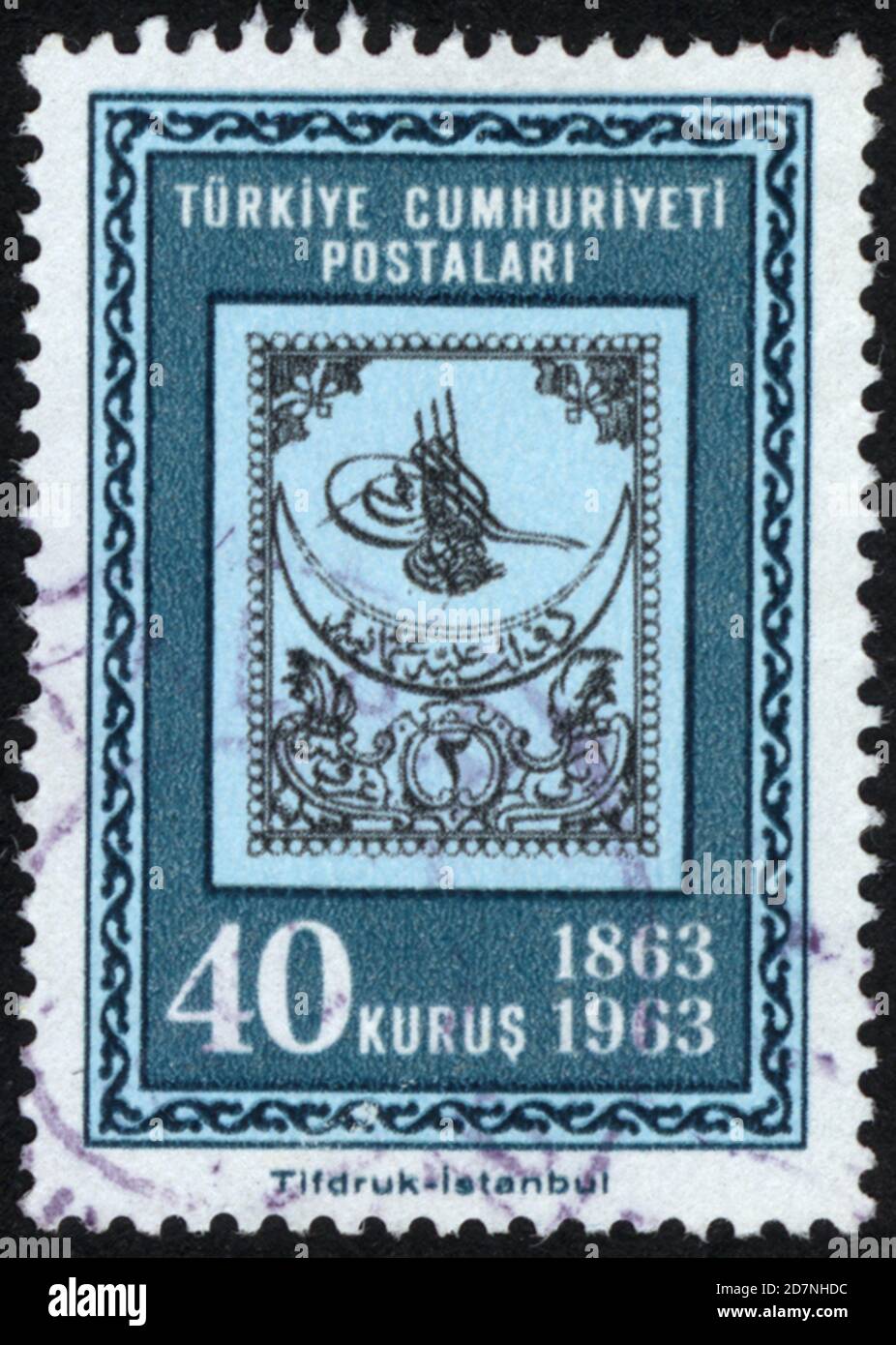 Republic of Turkey. Republic of Turkey postage stamp. Republic of ...