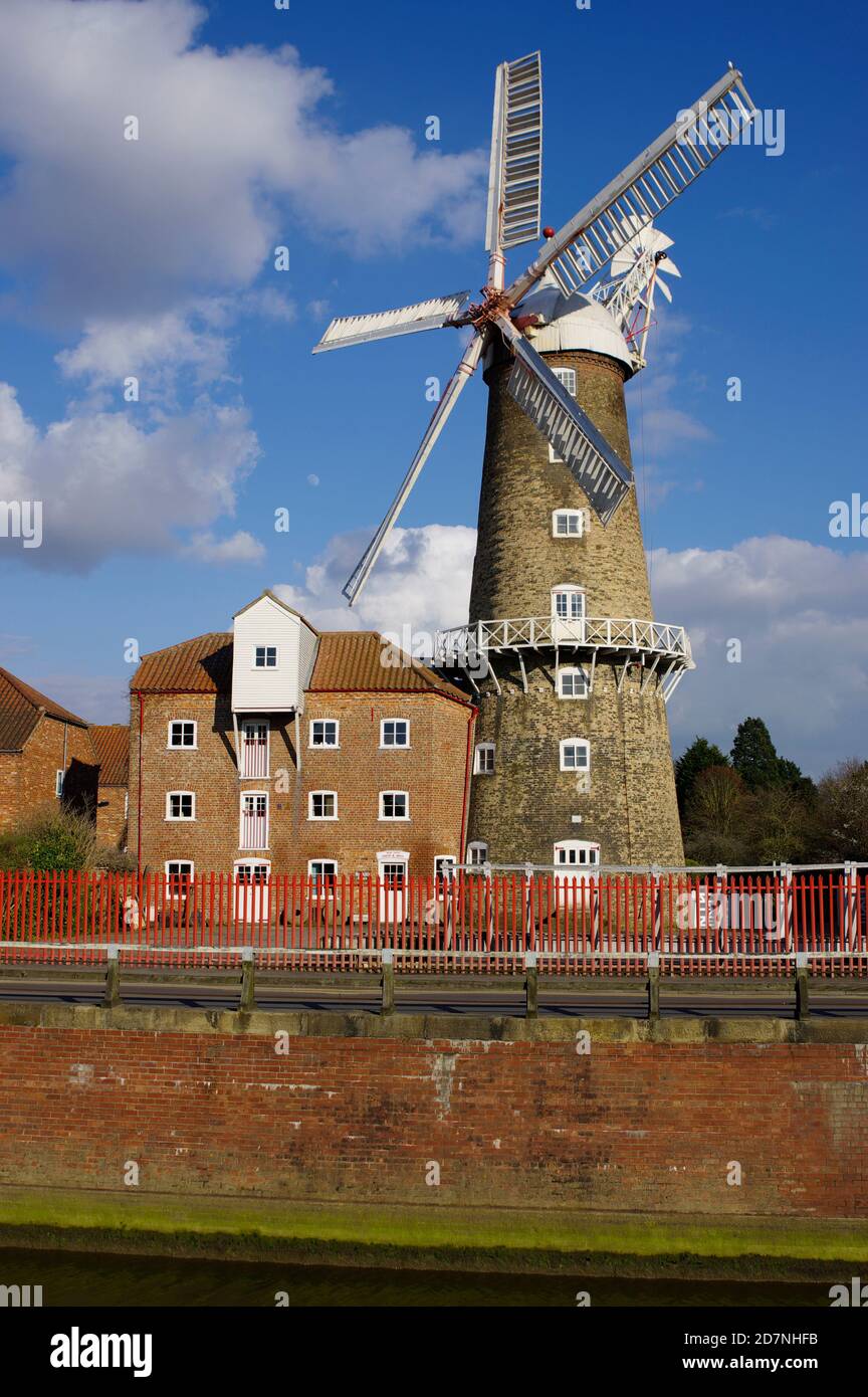 Maud Foster Windmill, Boston, Lincolnshire, England Stock Photo - Alamy