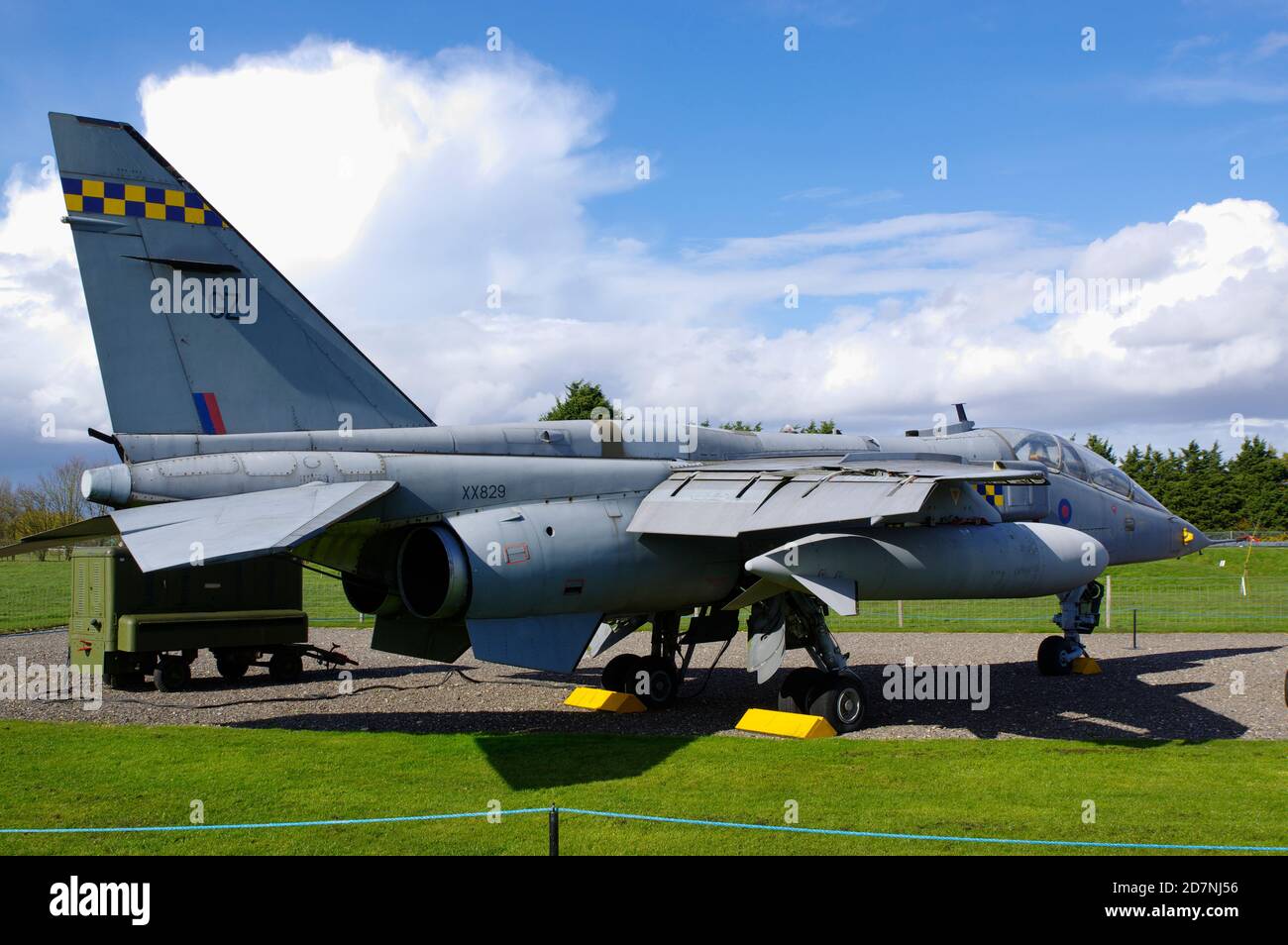 SEPECAT Jaguar T2A XX829 Newark Air Museum Stock Photo - Alamy