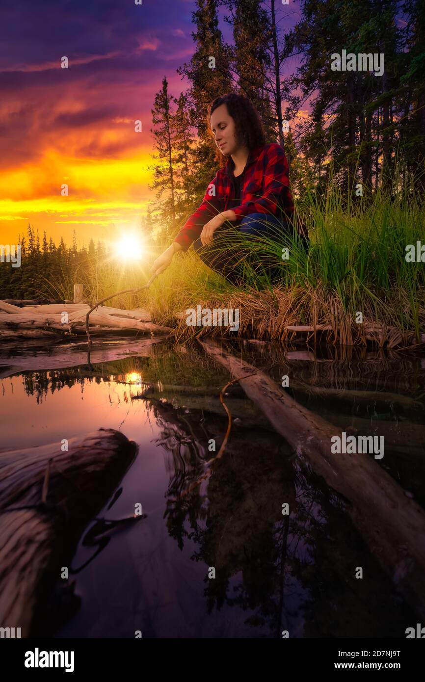 Pretty canadian girl hi-res stock photography and images - Alamy