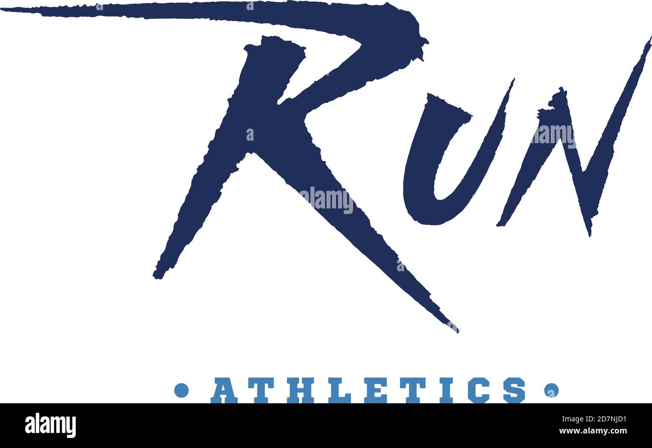 Run vector text Stock Vector Image & Art - Alamy