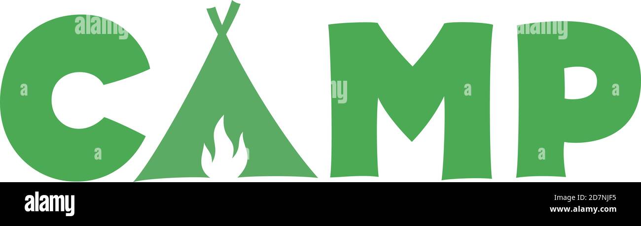Camp vector sign Stock Vector Image & Art - Alamy