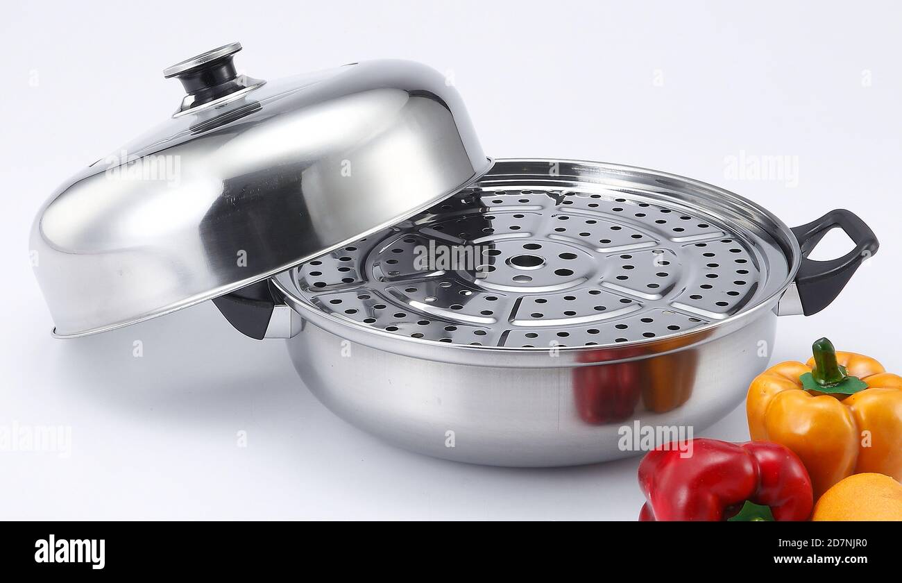 stainless steel steamer Stock Photo - Alamy