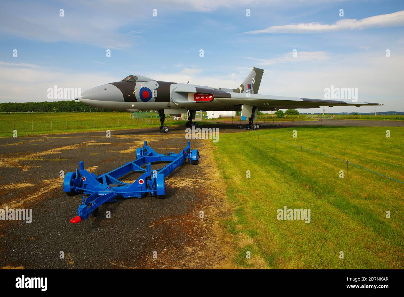 Avro Vulcan B2 XJ823 Solway Aviation Museum, Carlisle, England Stock ...