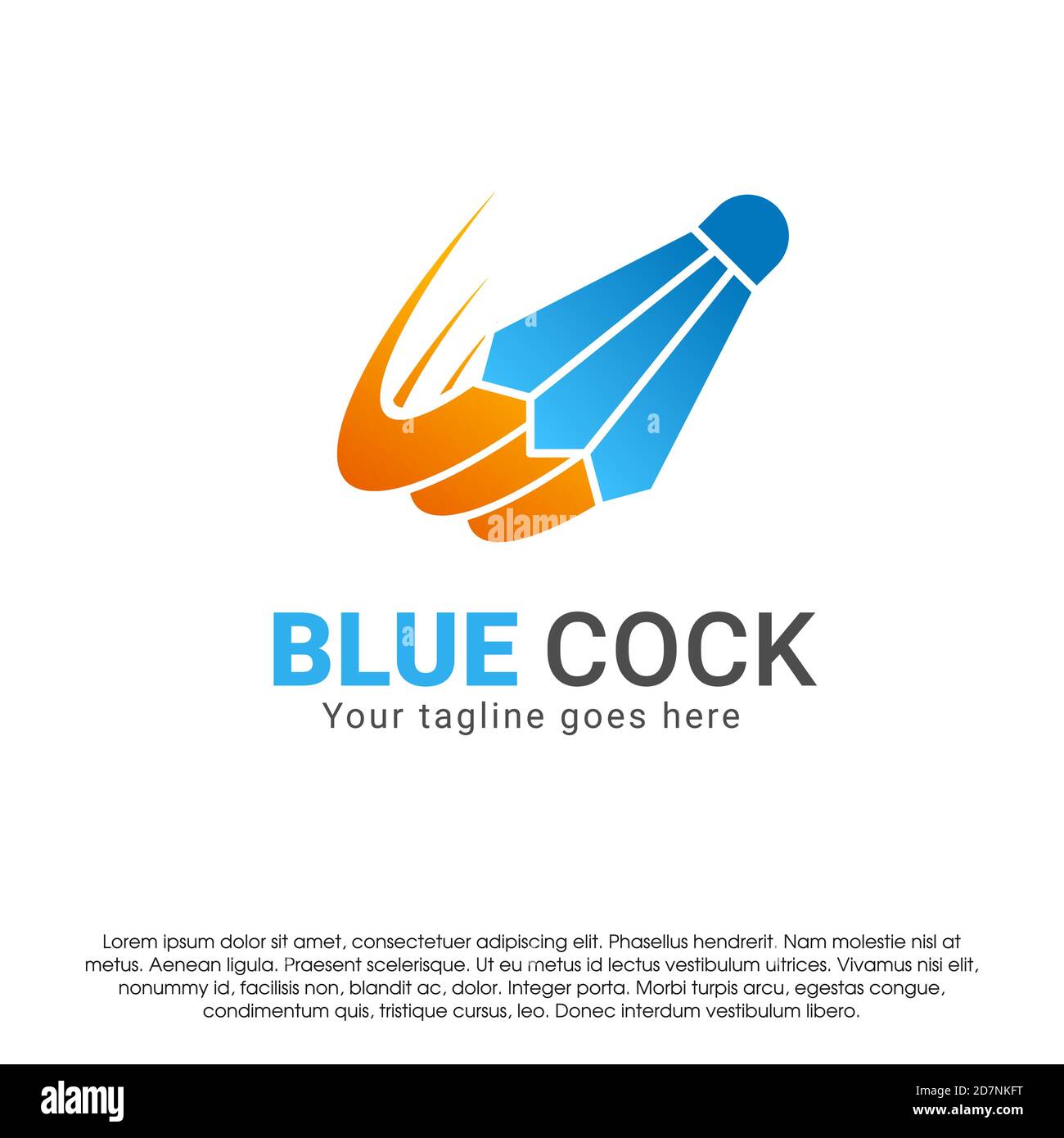 Badminton shuttlecock in motion Cut Out Stock Images & Pictures - Alamy