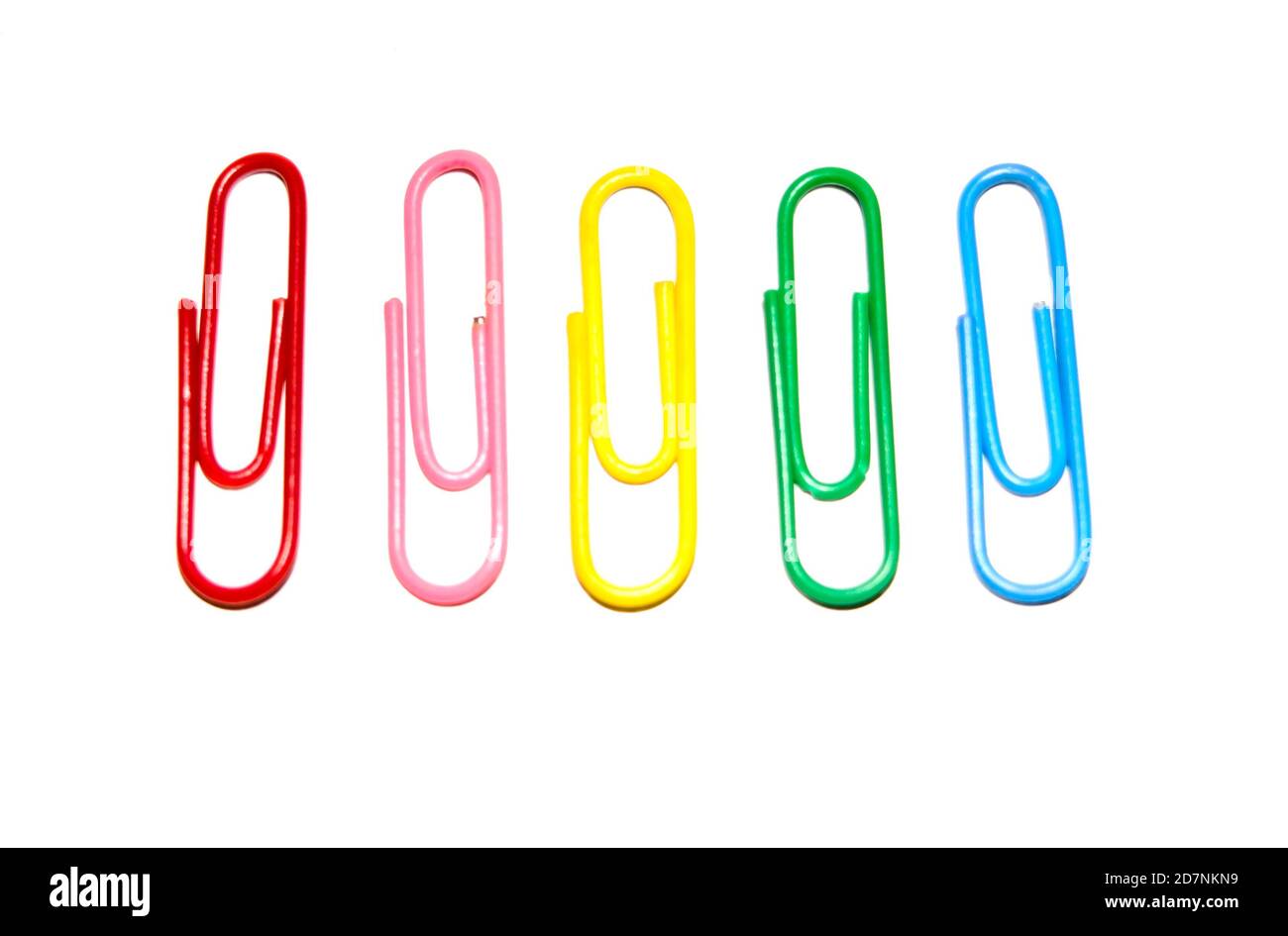 Realistic paper clips push pins hi-res stock photography and images - Alamy