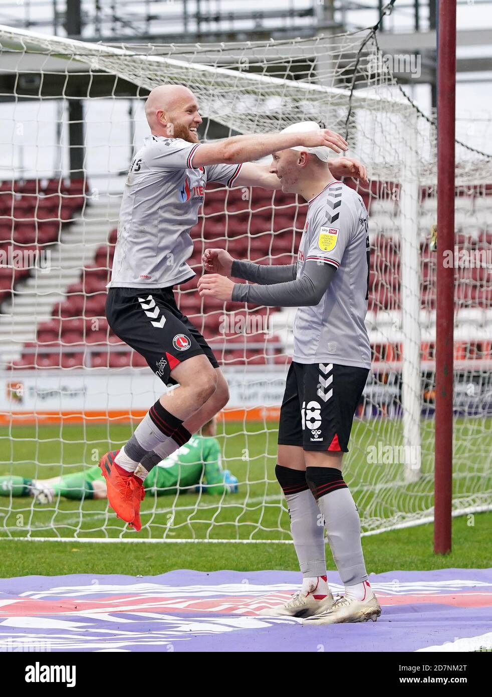 Charlton Athletic's Jonny Williams and Alfie Doughty celebrates ...