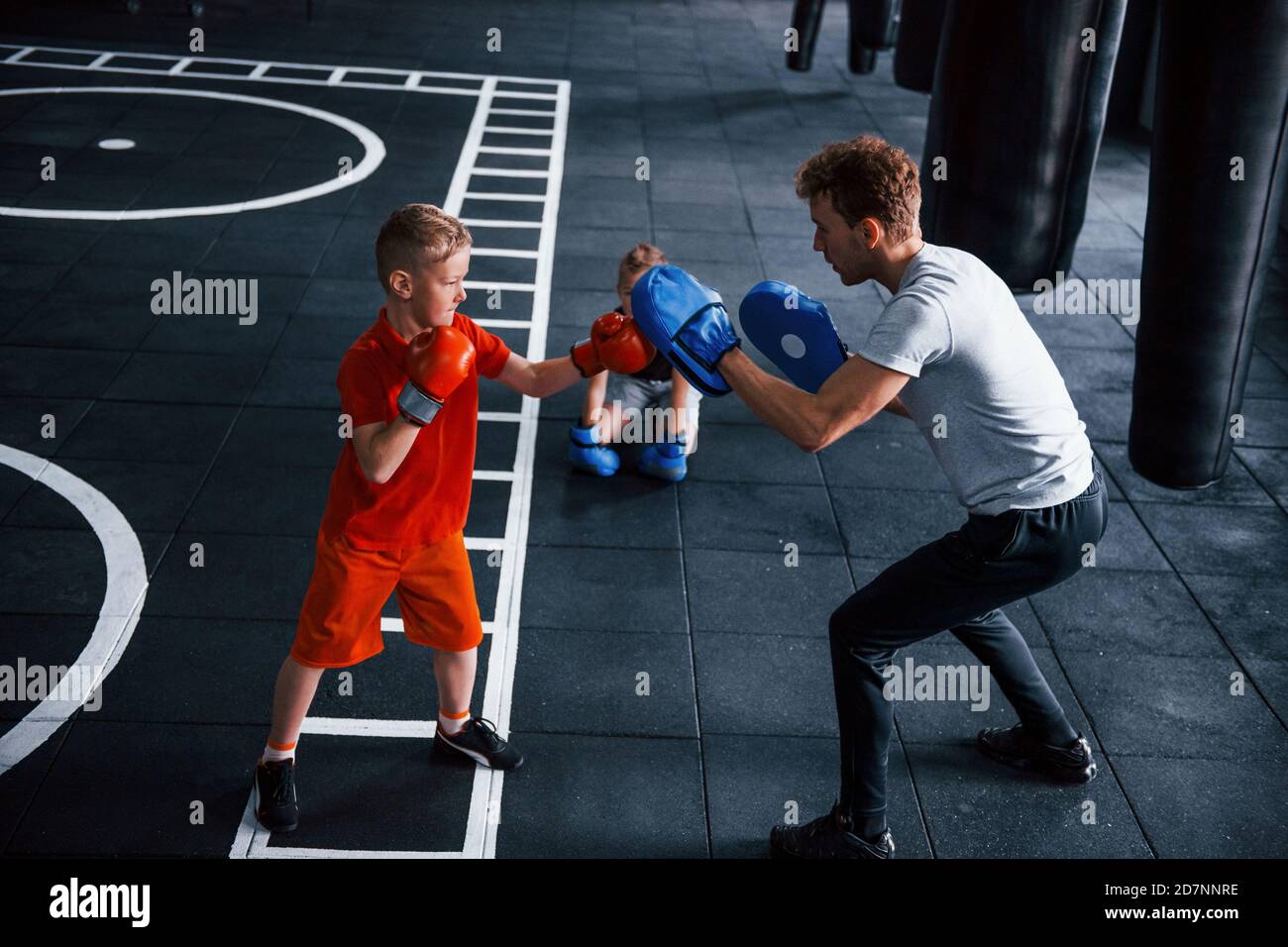 Boxing gloves kids hi-res stock photography and images - Alamy