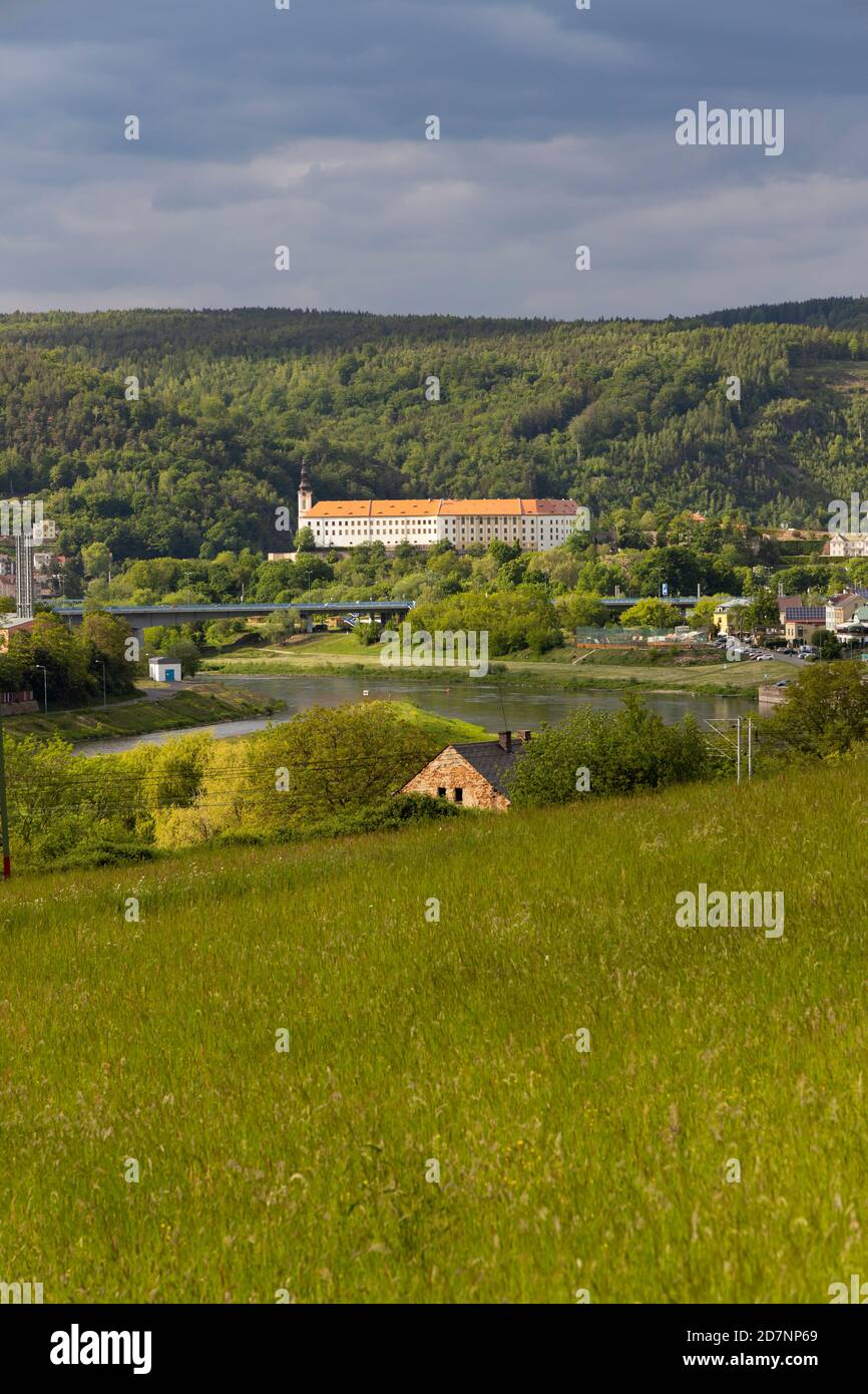 Decin castle in Northern Bohemia, Czech Republic Stock Photo - Alamy