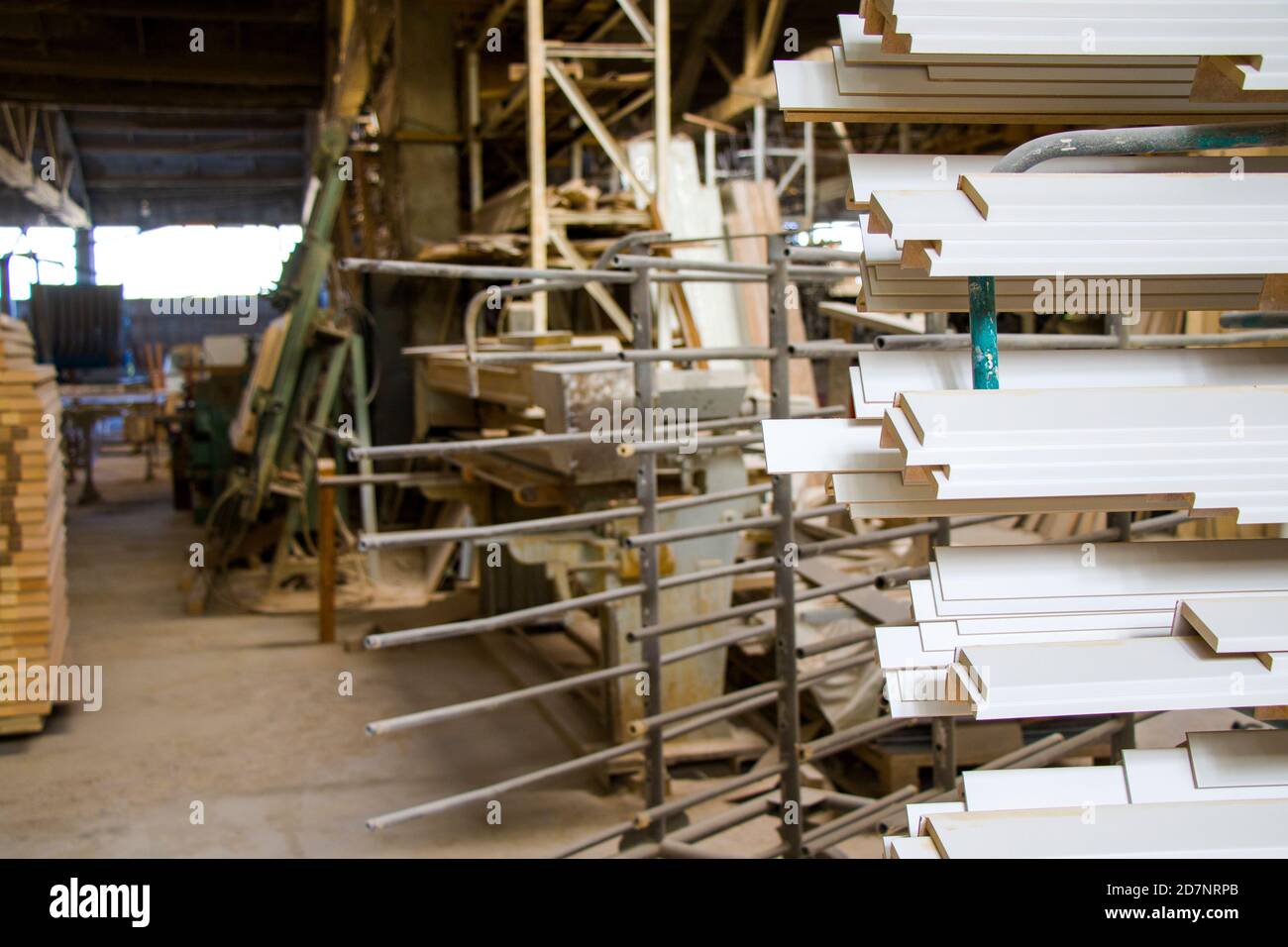 Tbilisi, Georgia - October 24, 2020: Factory of wooden and metal ...